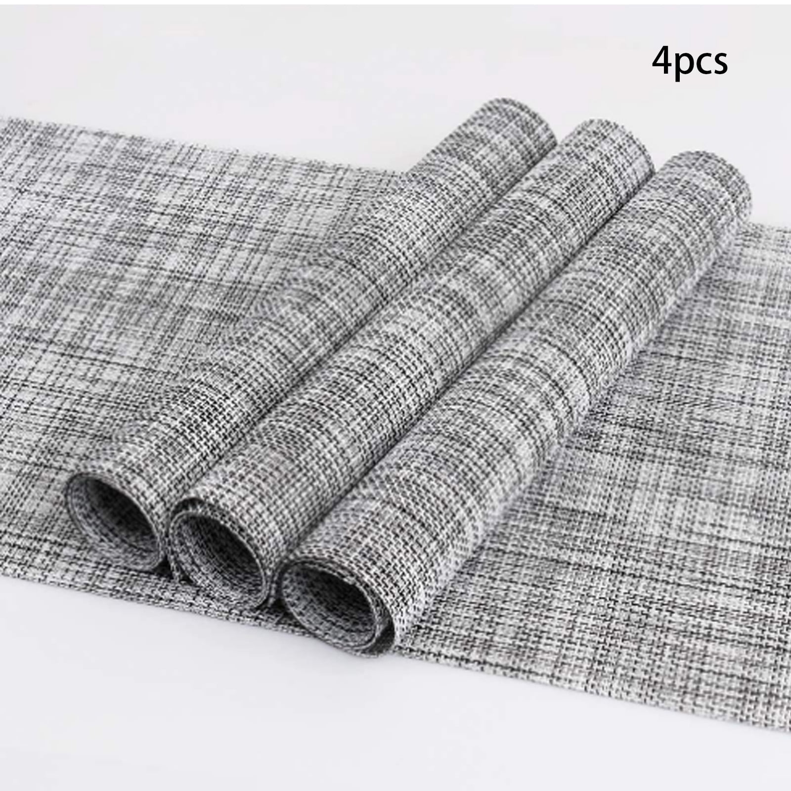 CCOCC 4 Pcs Placemats Washable Indoor/Outdoor Vinyl Place Mats for ...