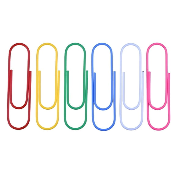 CCOCC 40-Pack 4 Inches Mega Large Paper Clips - 8 Colors Per Color 5pcs ...