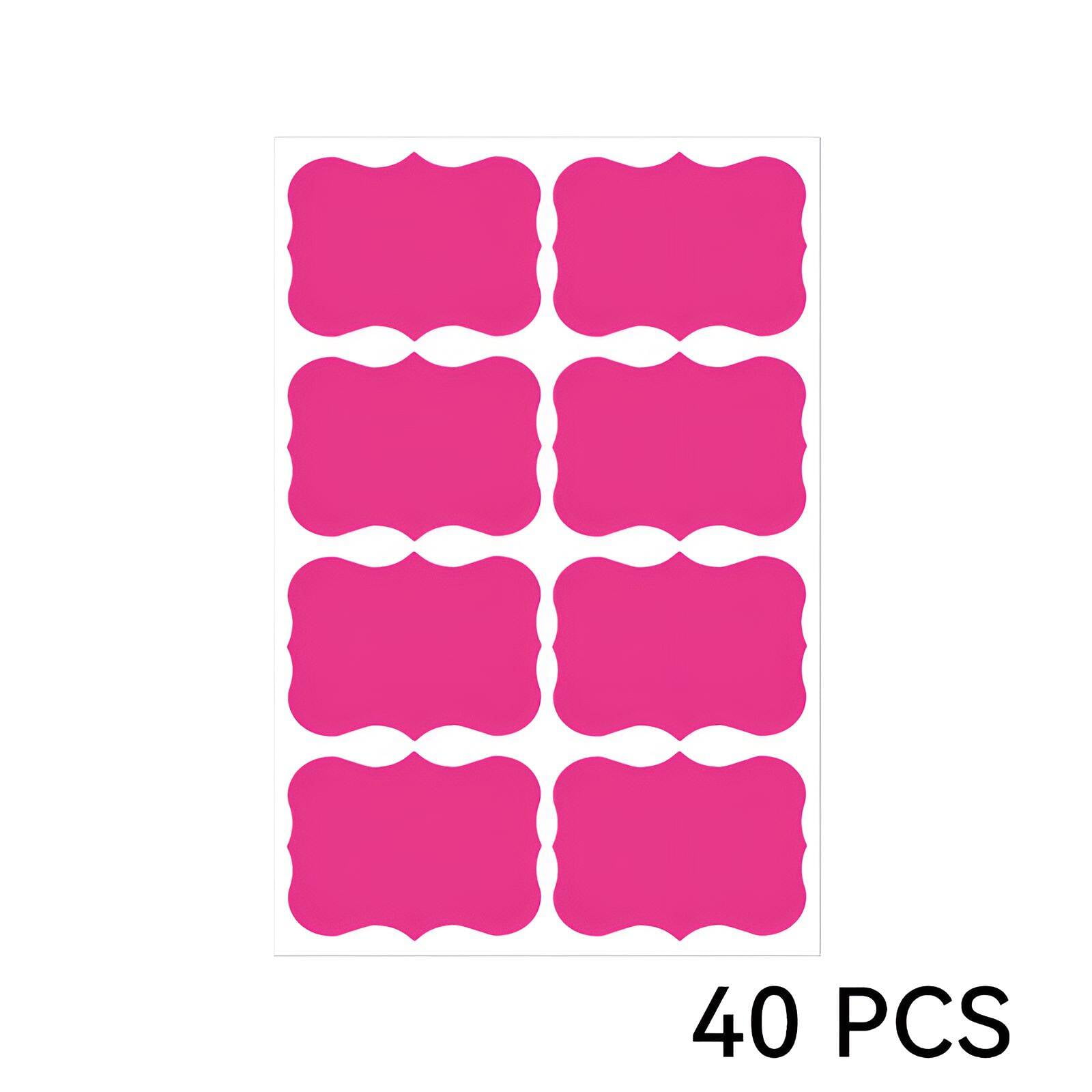 CCOCC 40Pcs Name Tags,Easy Clean Sticker Labels,Writable Labels Name ...