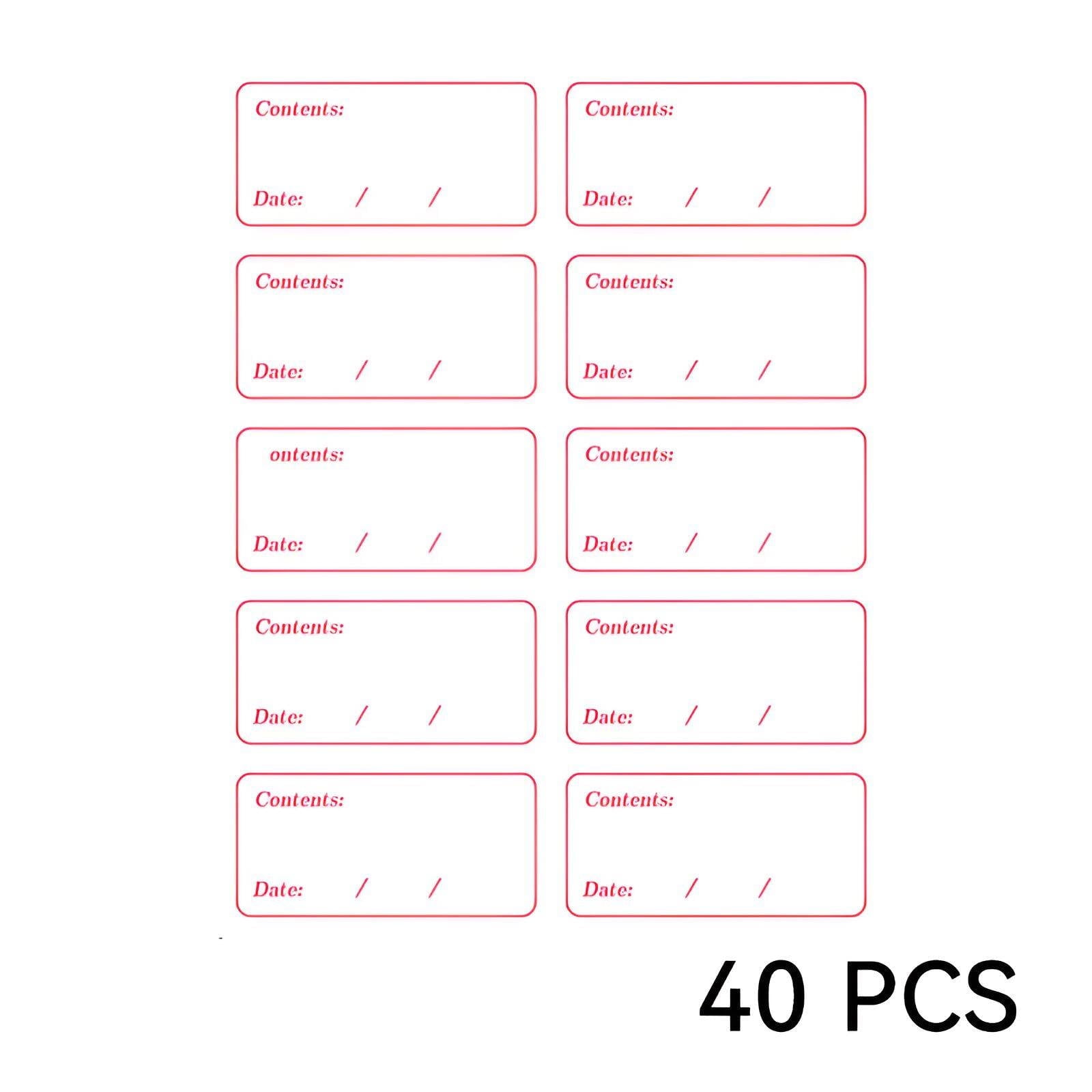 CCOCC 40Pcs Name Tags,Multi-Purpose Use Sticker Labels,Versatile ...