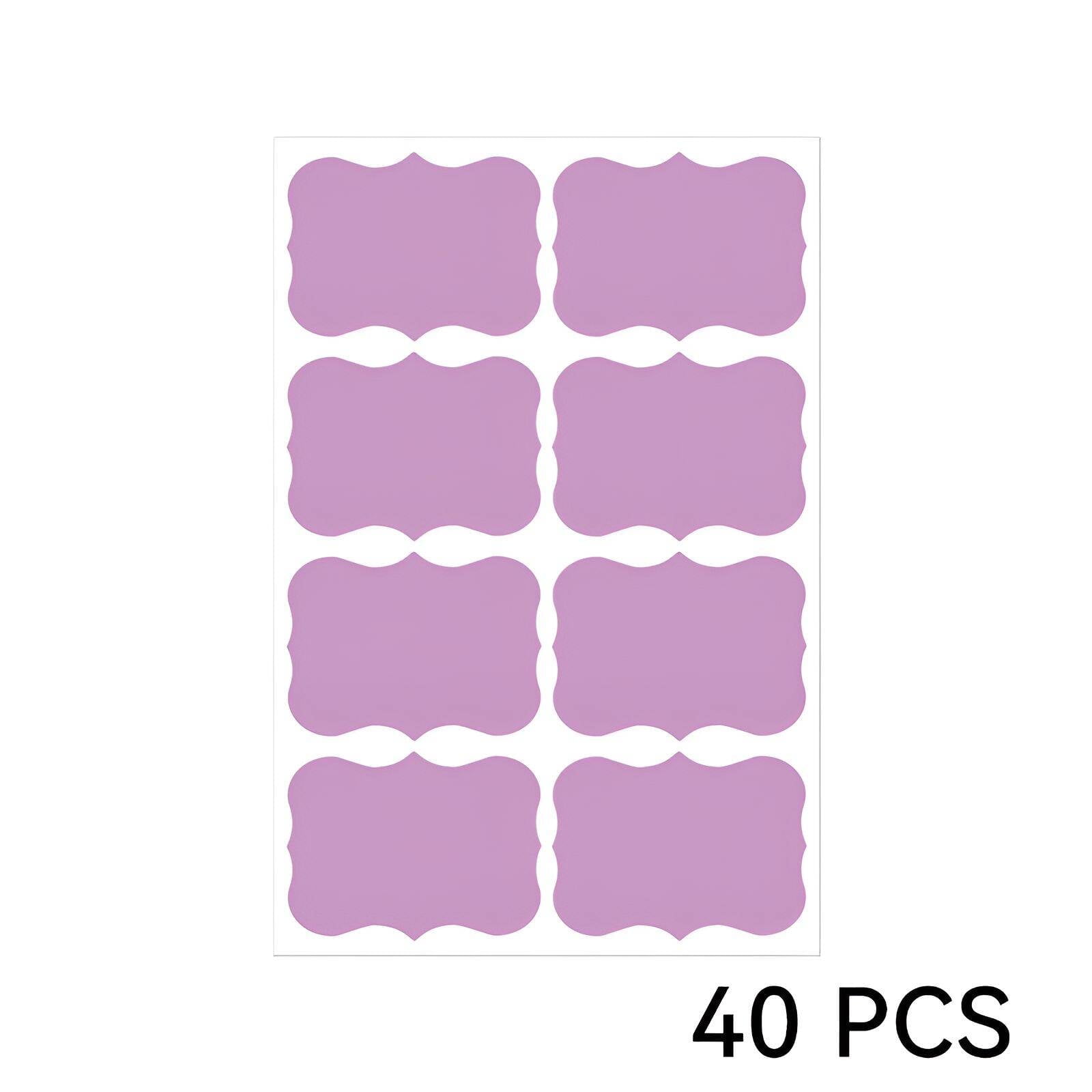 CCOCC 40Pcs Name Tags,Multi-Use Labels Sticker Labels,Clear Marking ...