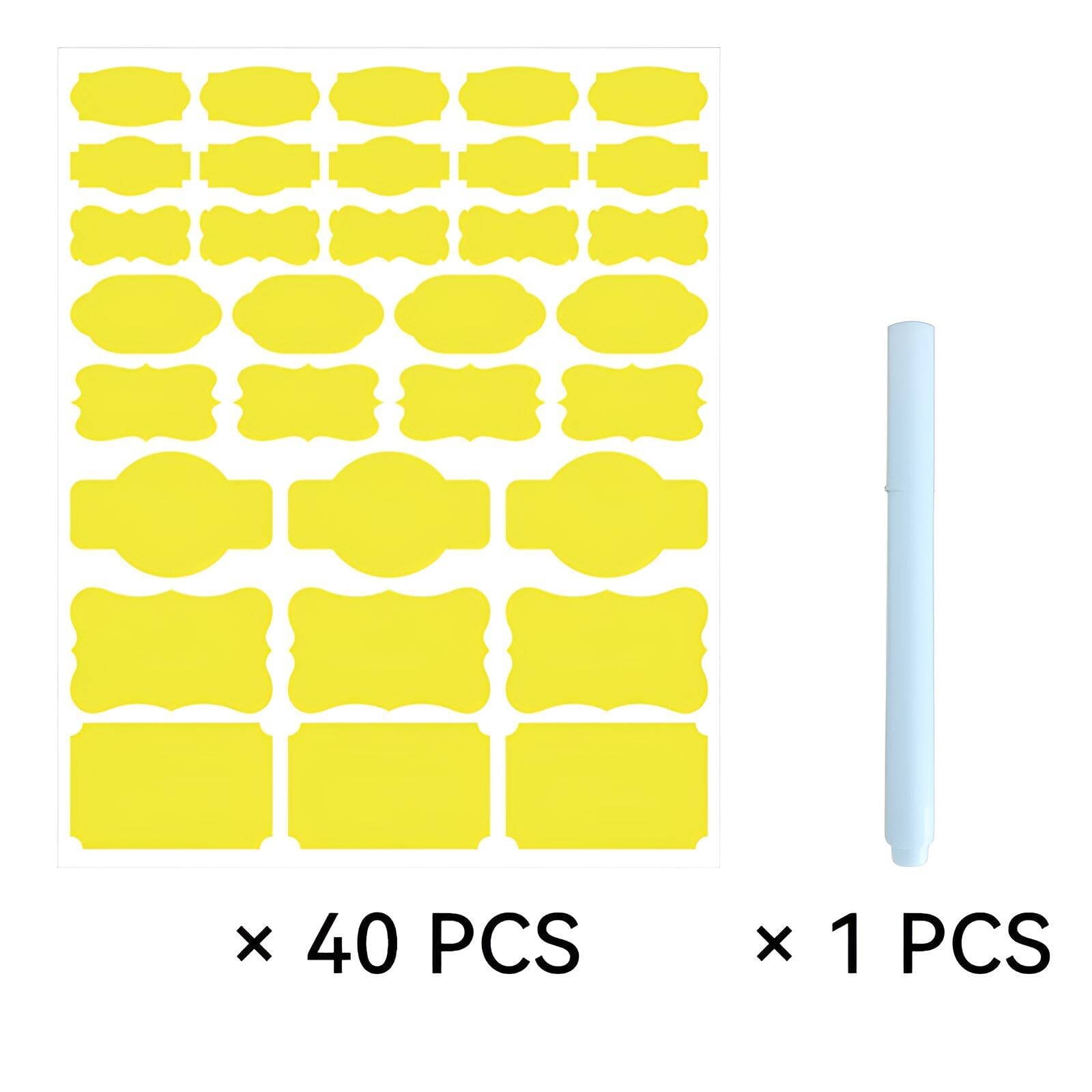CCOCC 41Pcs Name Tags,Strong Stickiness Sticker Labels,Writable Labels ...