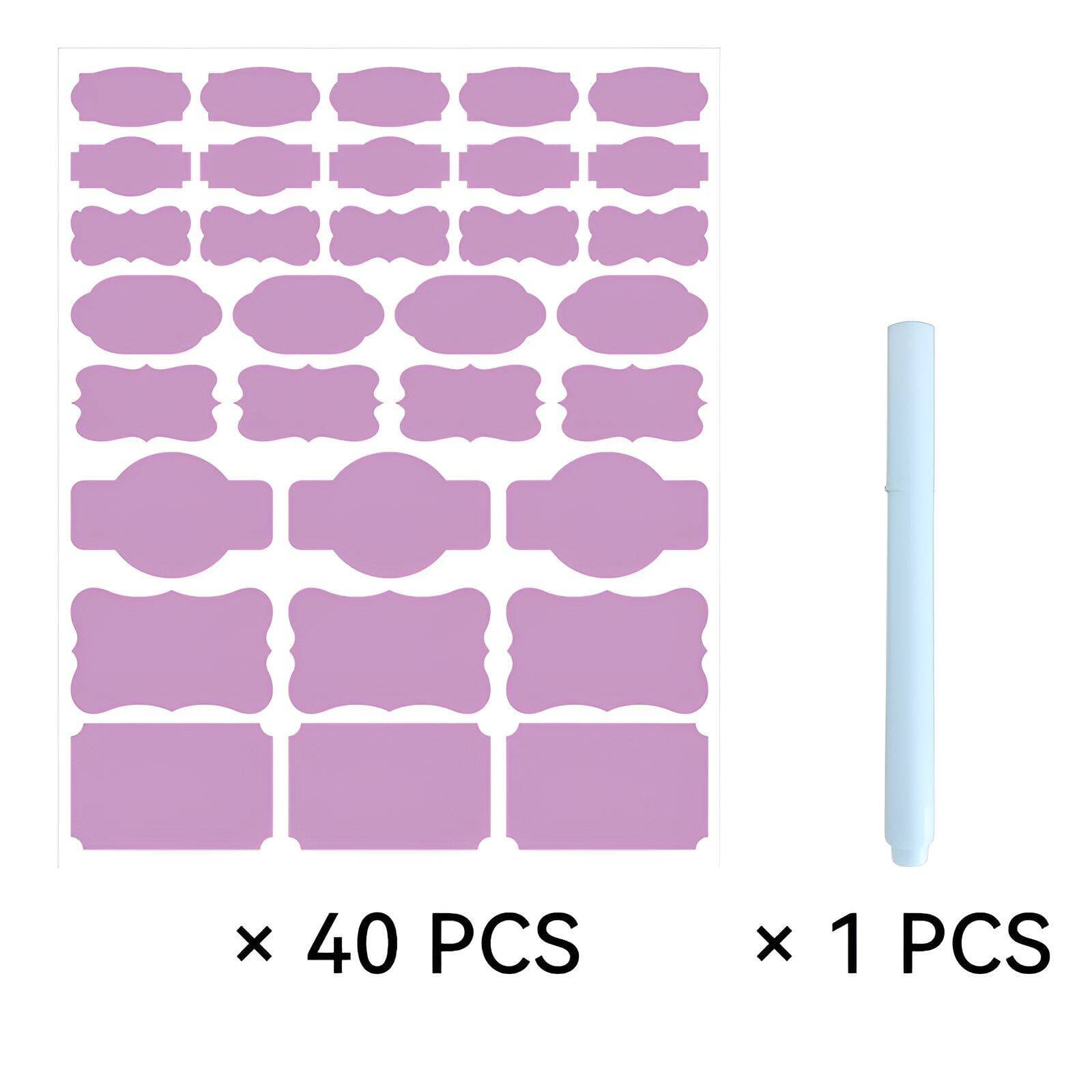 CCOCC 41Pcs Name Tags,Writable Labels Sticker Labels,Colorful Design ...