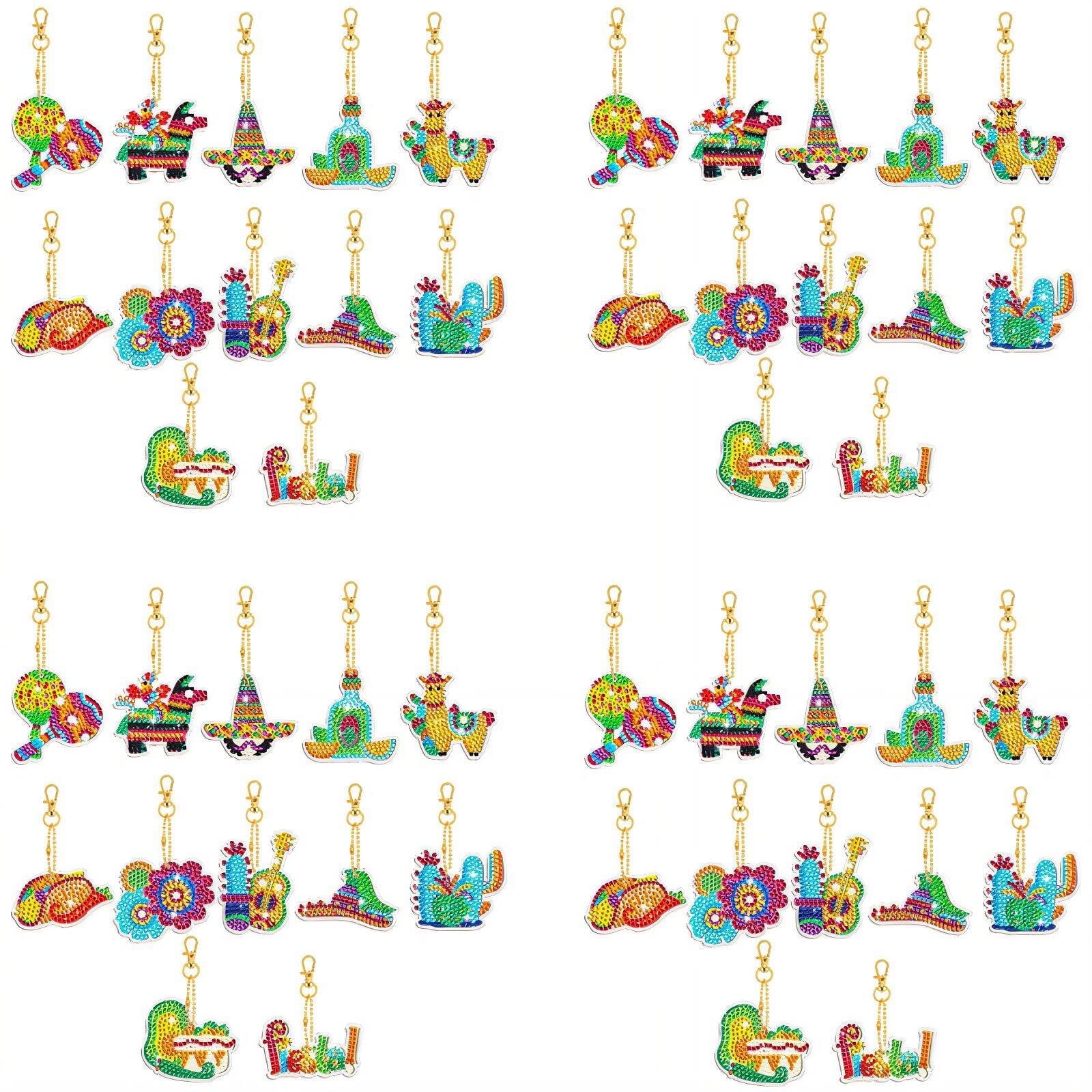 CCOCC 48Pcs Diamond Art,Widgets Diy Kits for Adults,Cartoon Full ...