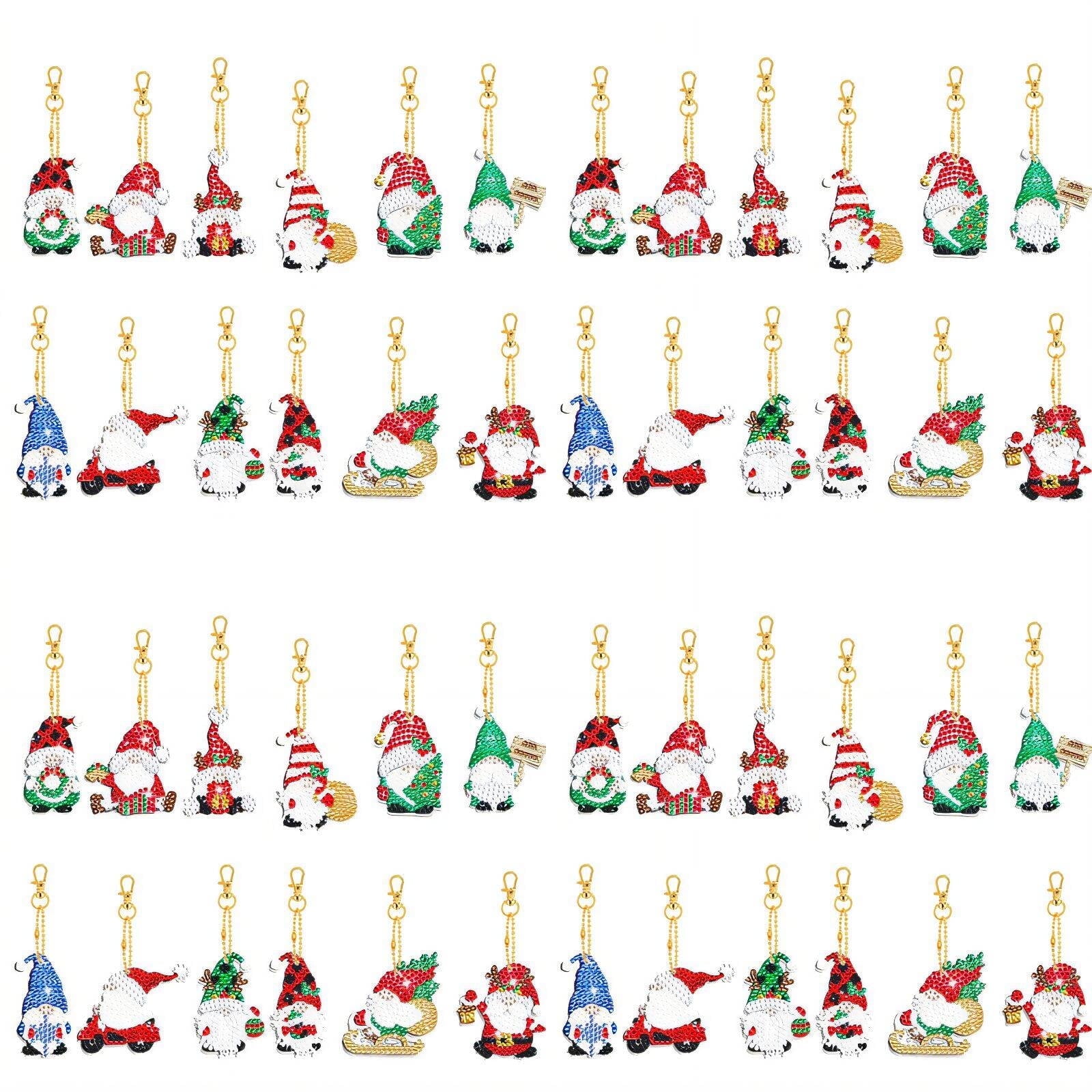 CCOCC 48Pcs Diamond Painting Kit,Widgets Diy Kits,Santa Claus Maxdia ...