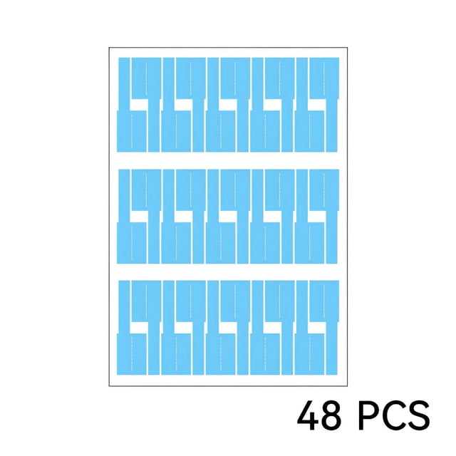 CCOCC 48Pcs Name Tags,Quick Cable Sorting Sticker Labels,Efficient ...