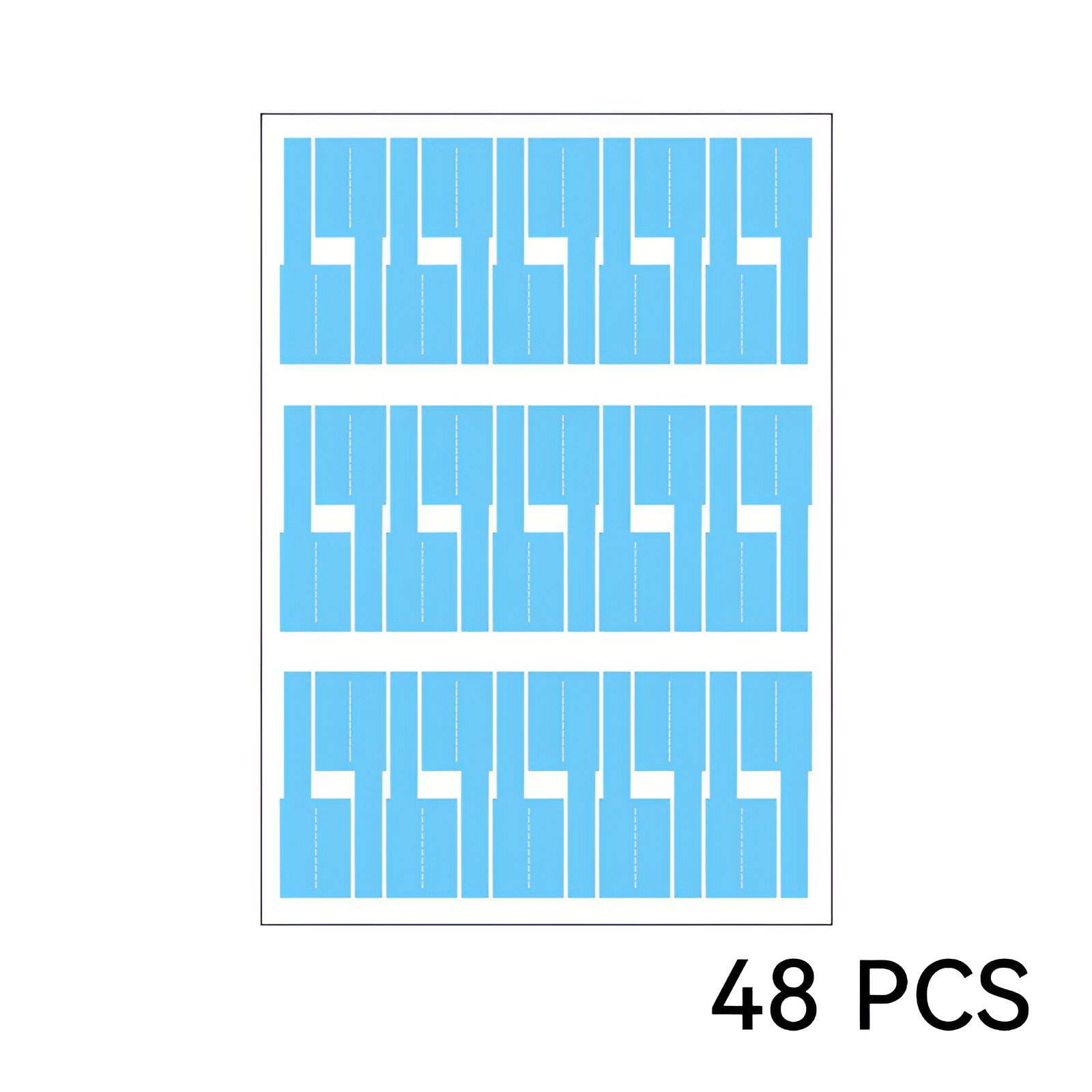 CCOCC 48Pcs Name Tags,Quick Cable Sorting Sticker Labels,Efficient ...