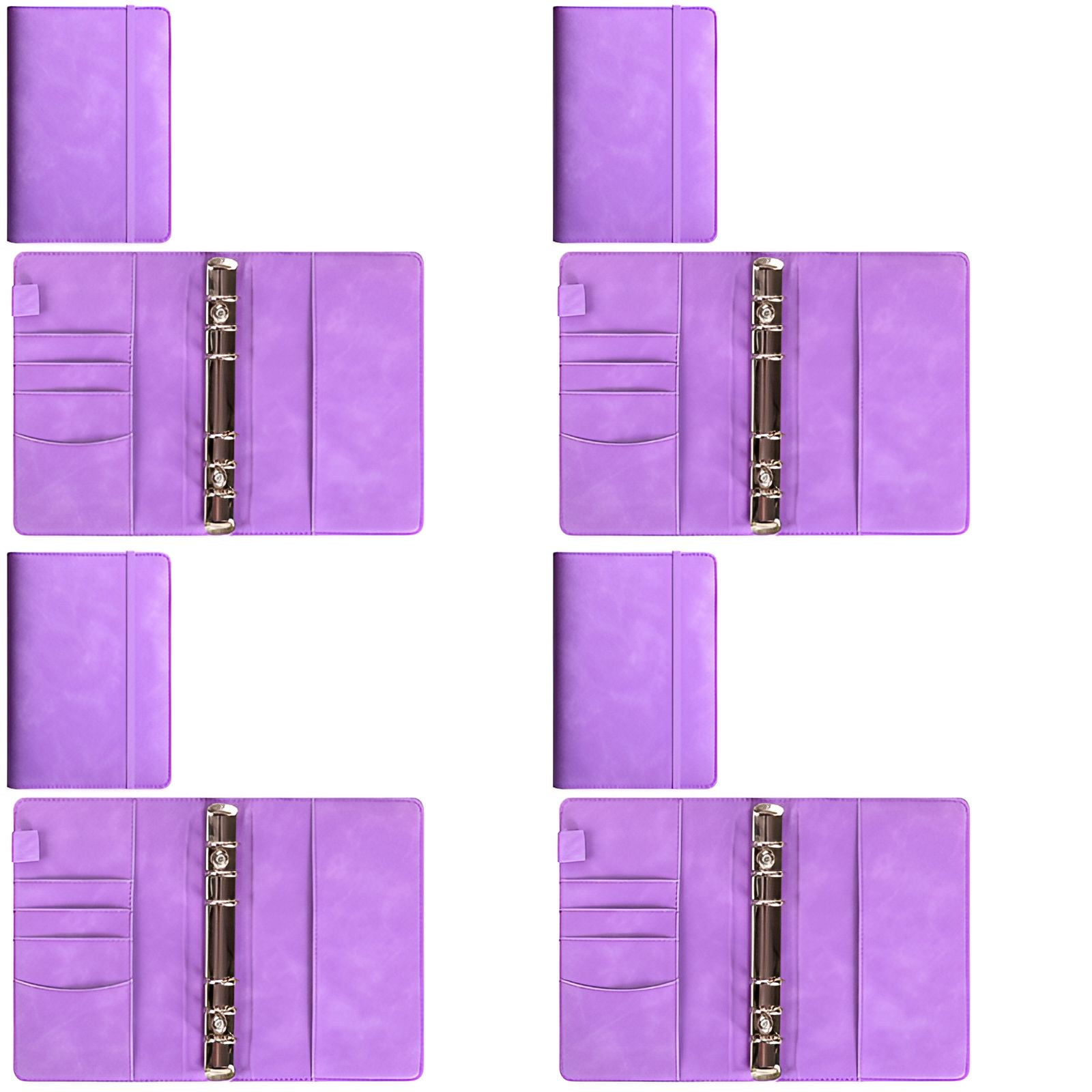 CCOCC 4Pcs Budget Binder,A6-Format Refillable Binder Money Saving Book ...