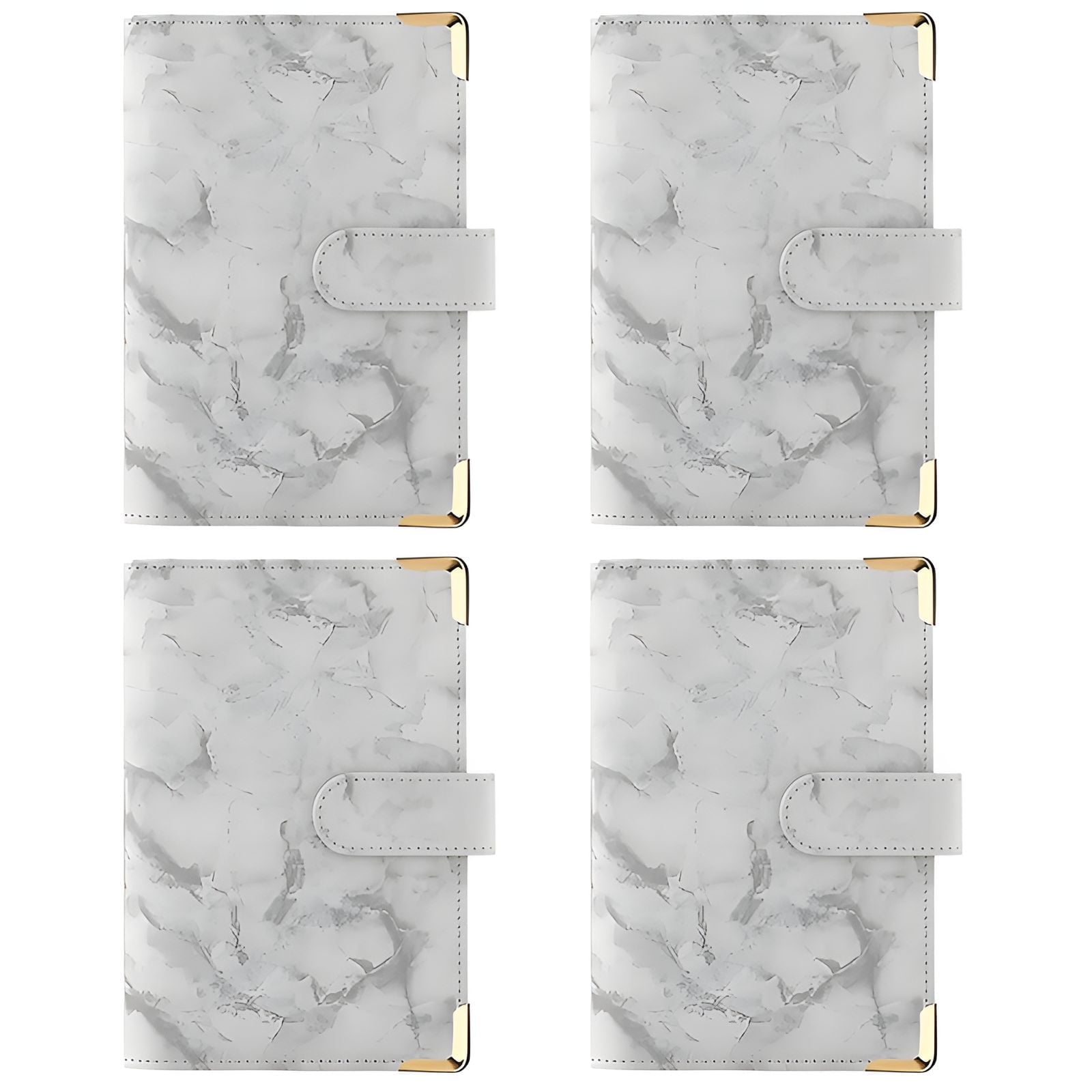 CCOCC 4Pcs Budget Binder,Floral Marble Pattern Fusion Budget Binder ...