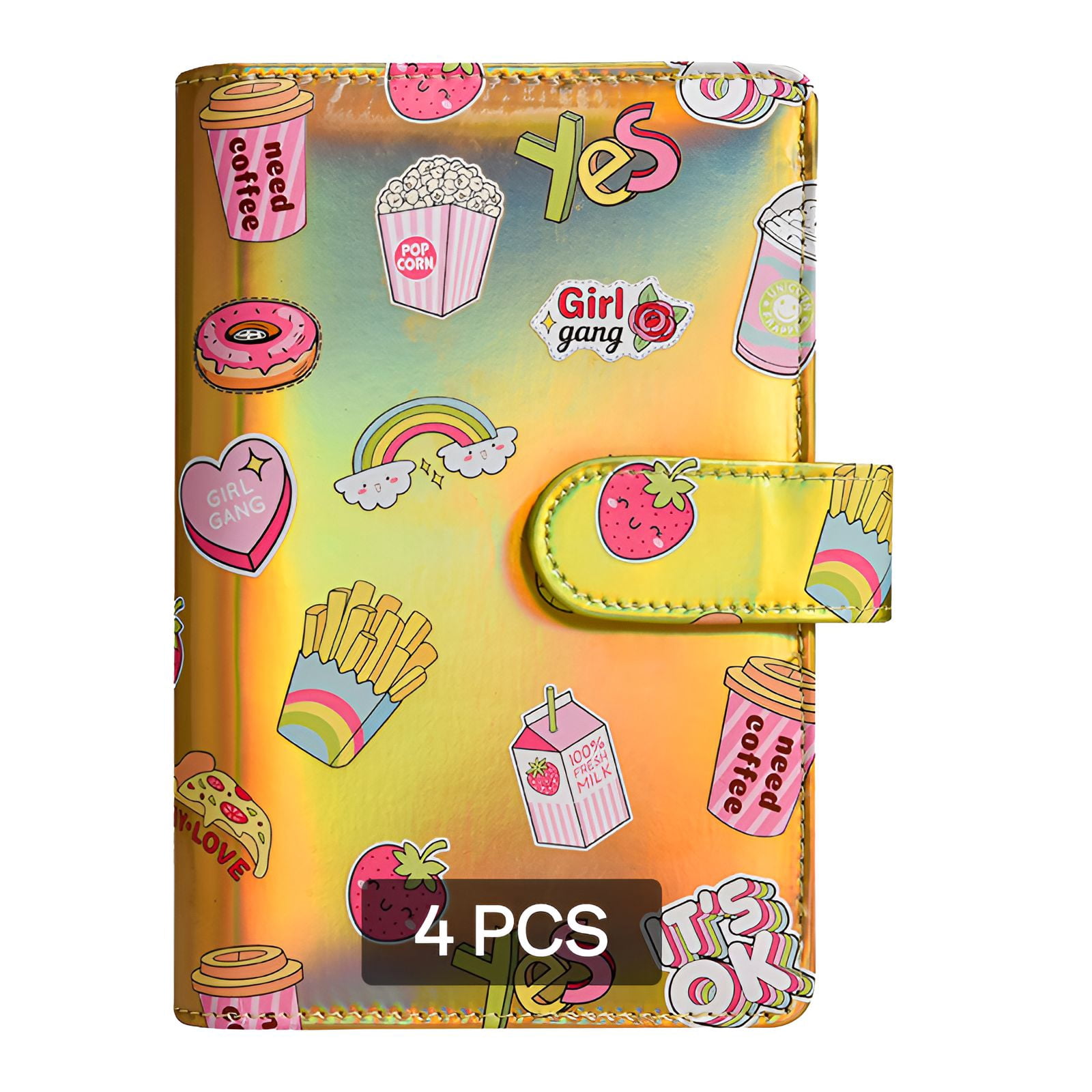 CCOCC 4Pcs Budget Binder,Hue-Based Divider Tabs Money Saving Book,Clasp ...