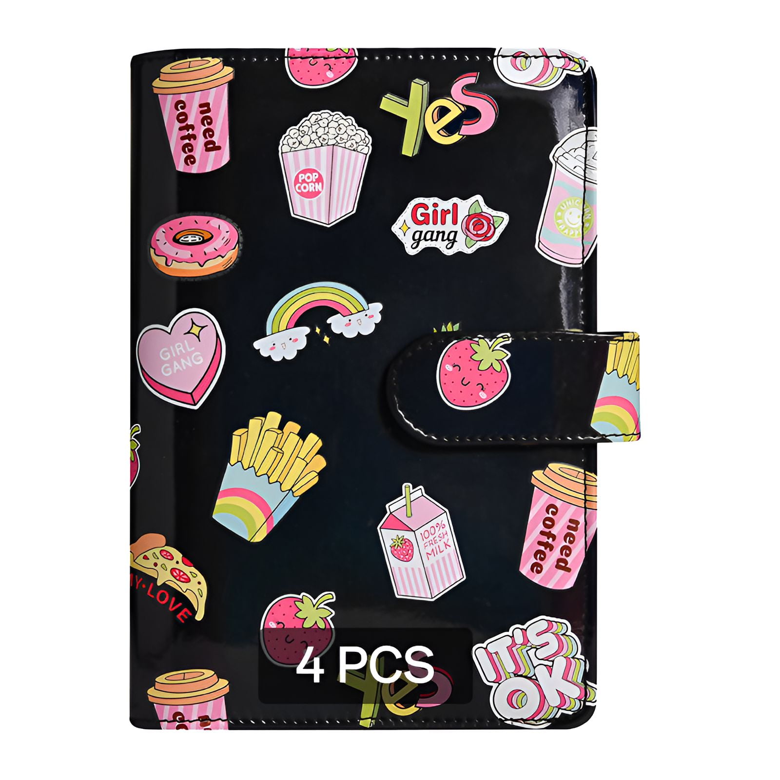 CCOCC 4Pcs Budget Binder,Hue-Based Divider Tabs Money Saving Book,Push ...