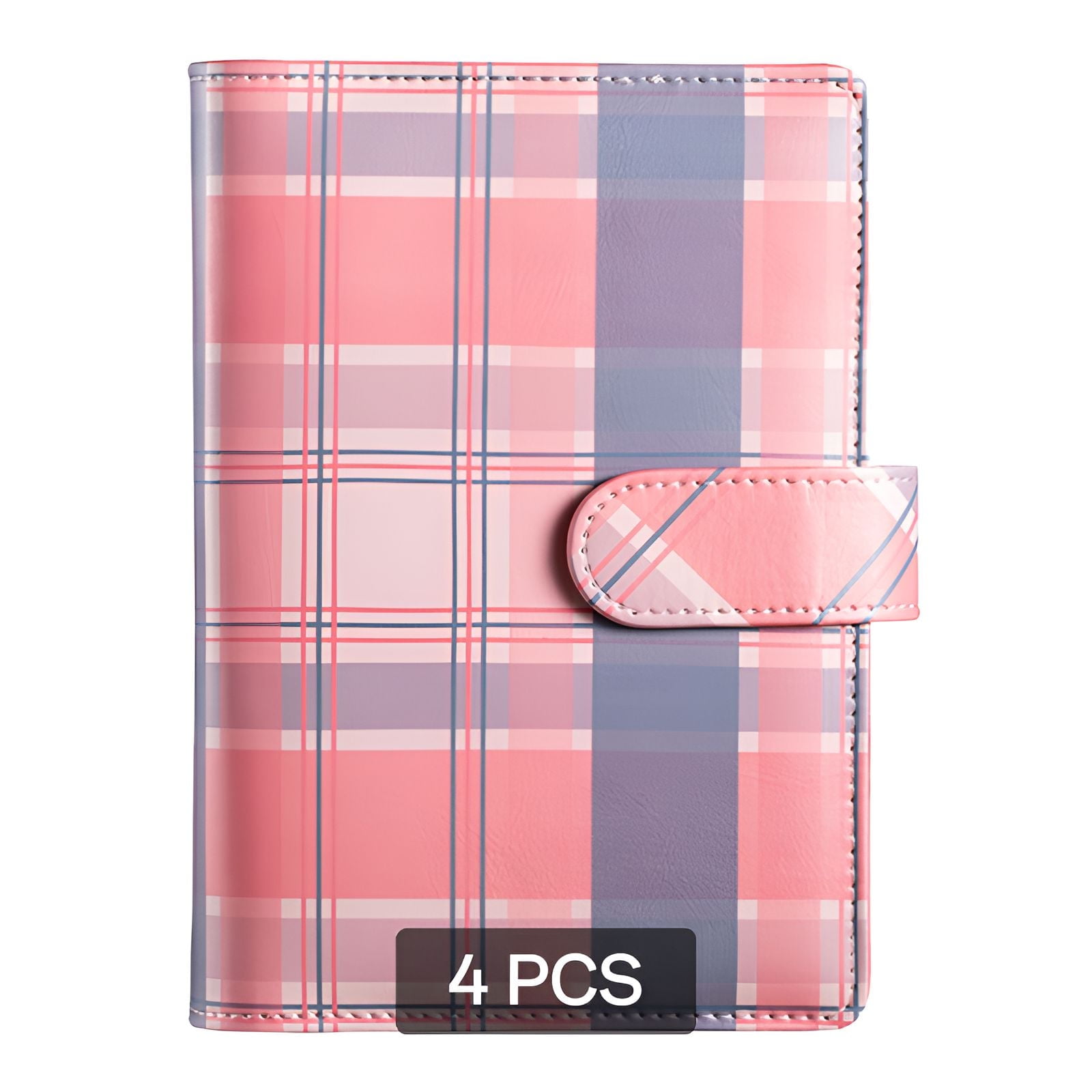 CCOCC 4Pcs Budget Binder,Minimalist Plaid Texture Finish 100 Envelopes ...