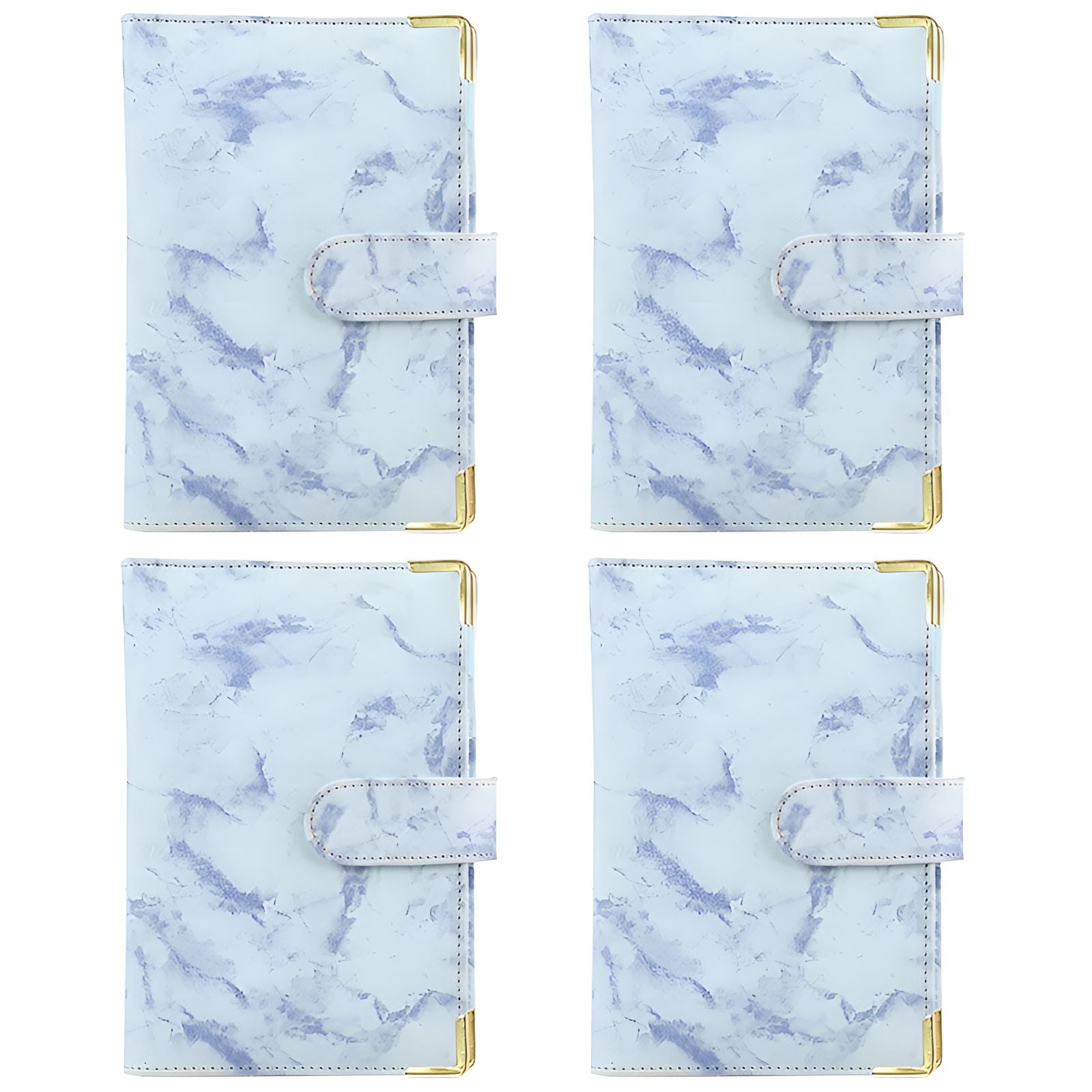 CCOCC 4Pcs Budget Binder,Petite Flower Marble Element Mix Budget Binder ...