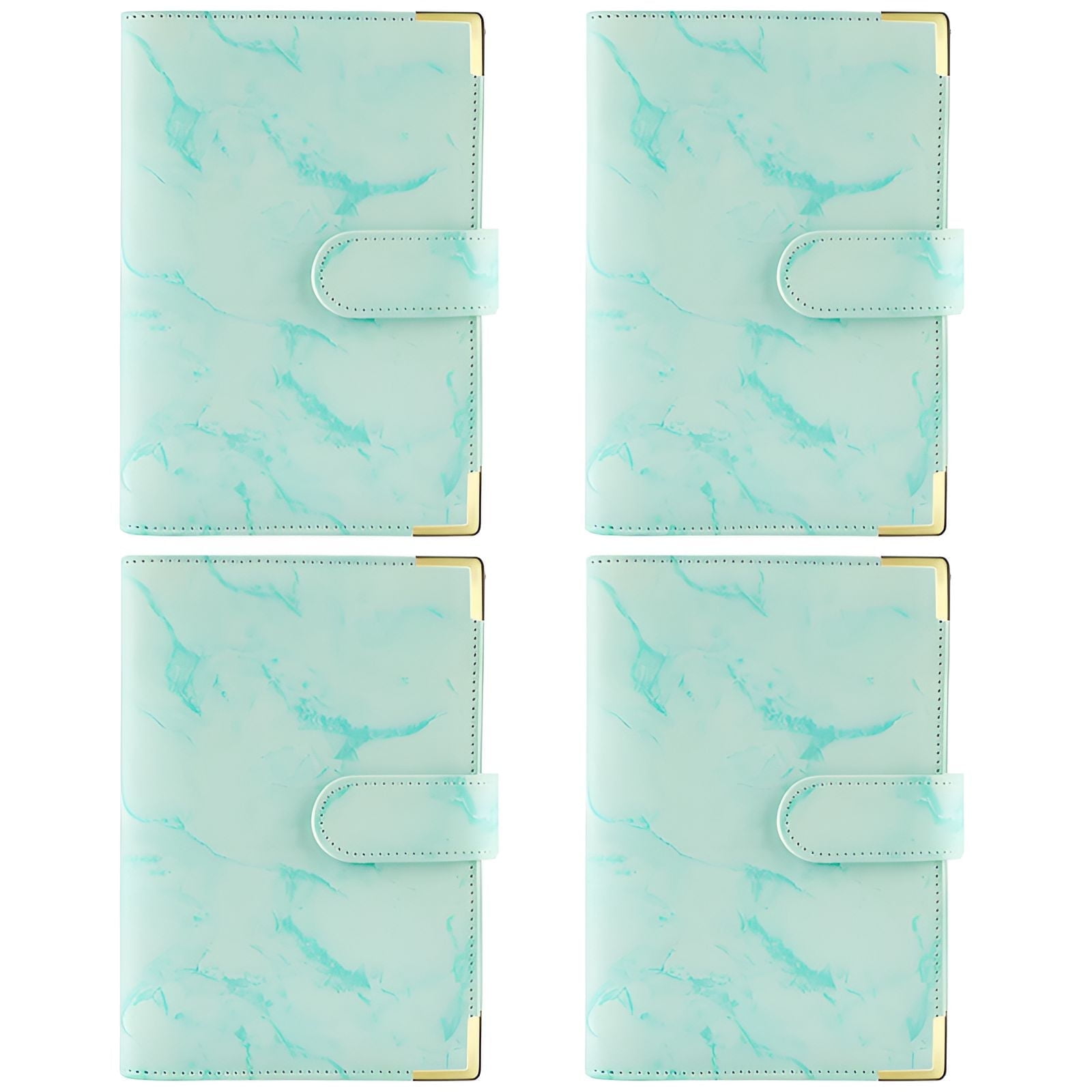 CCOCC 4Pcs Budget Binder,Tiny Floral Marble Structure Budget Binder ...