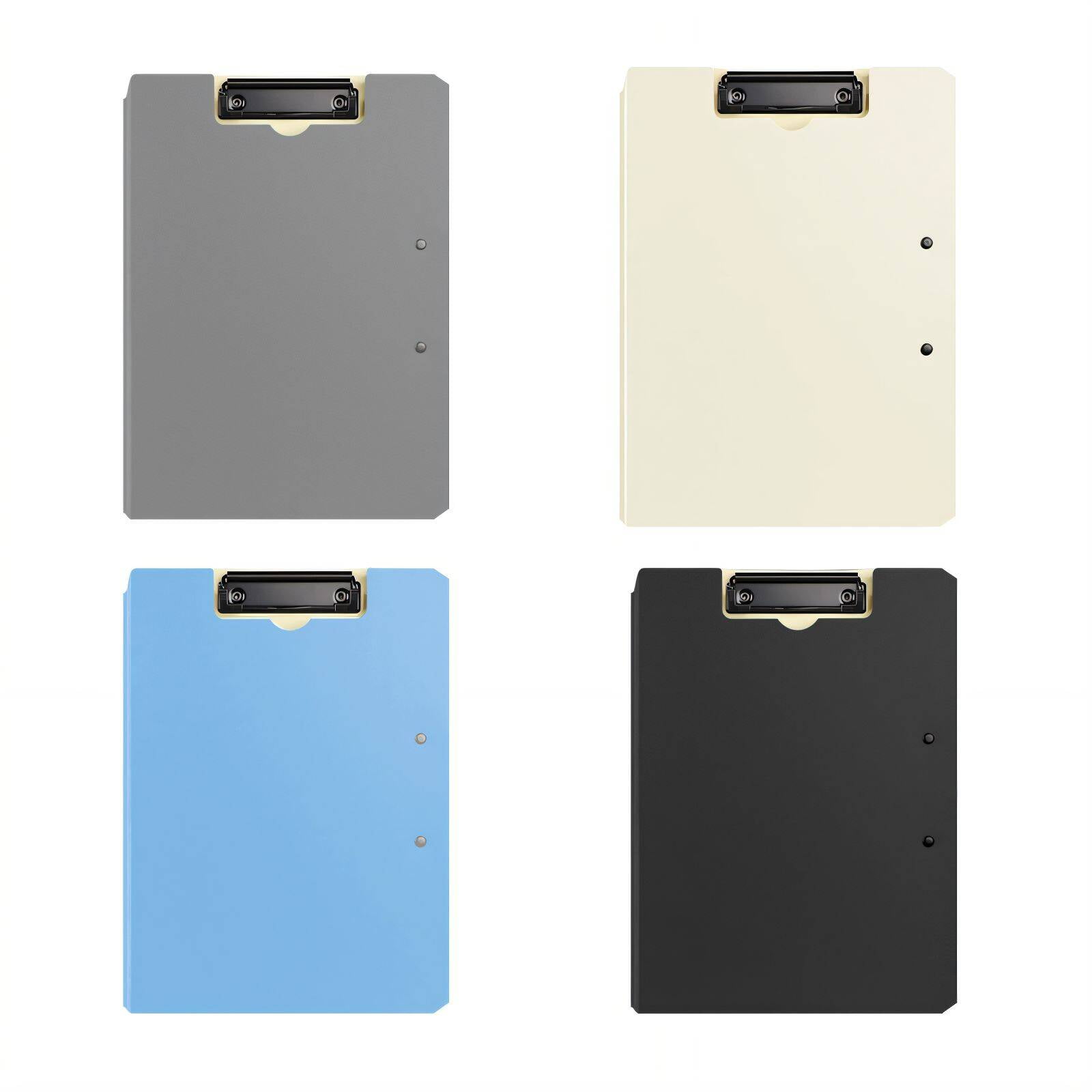 CCOCC 4Pcs Clip Boards 8X11 with Storage,Round Edge Clipboard with ...