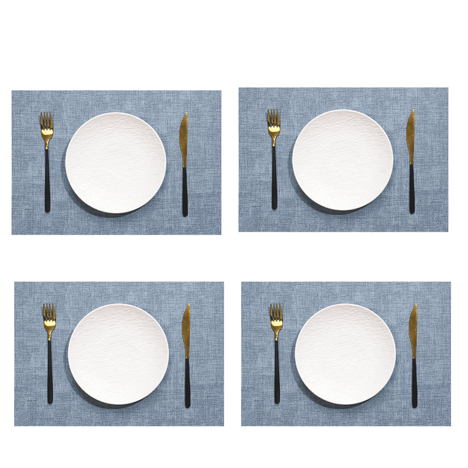 CCOCC 4Pcs Coasters,Waterproof and Oil-Proof Dish Mat,PU Leather ...