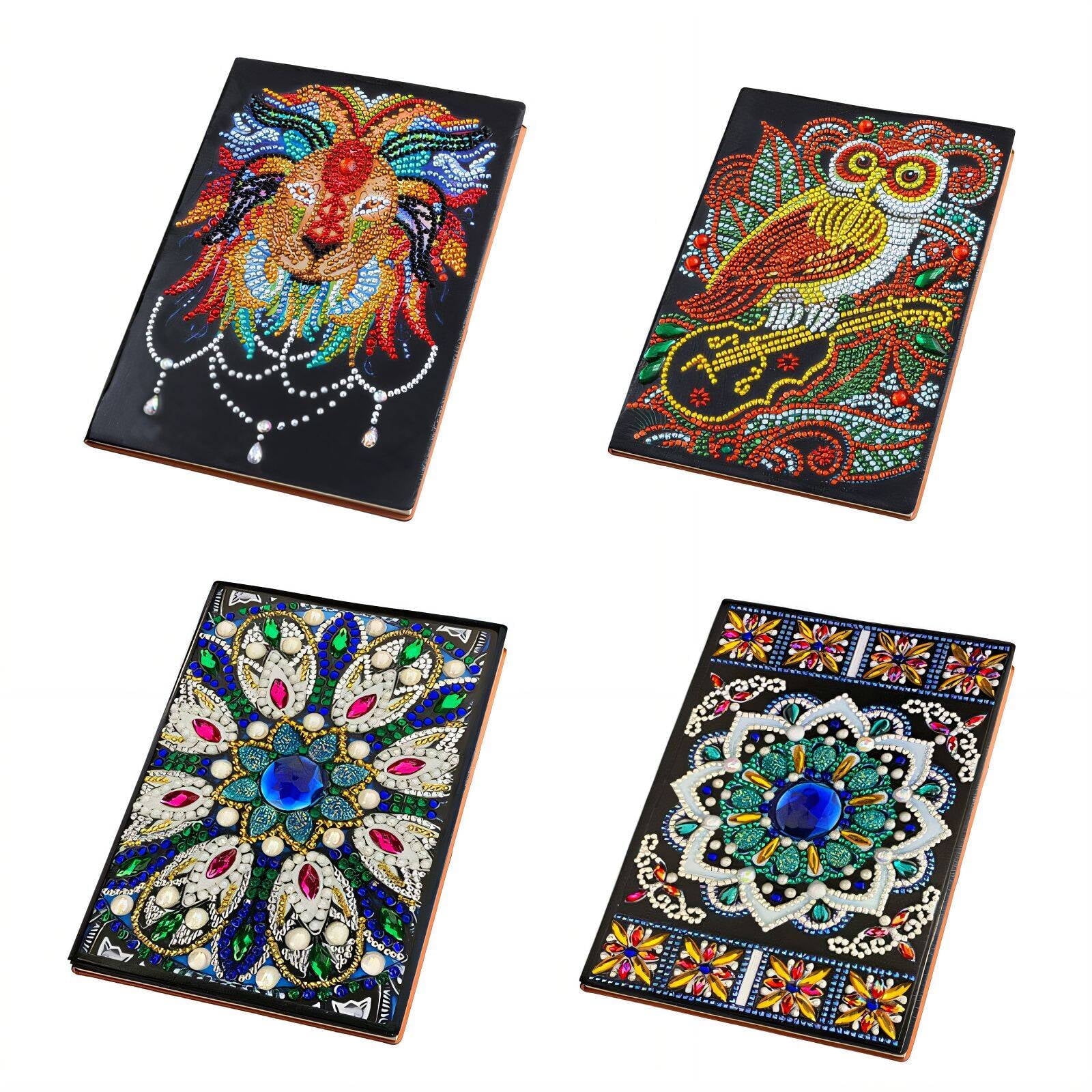 CCOCC 4Pcs Diamond Art Kits,Notebook Custom Diamond Painting,Mixed ...