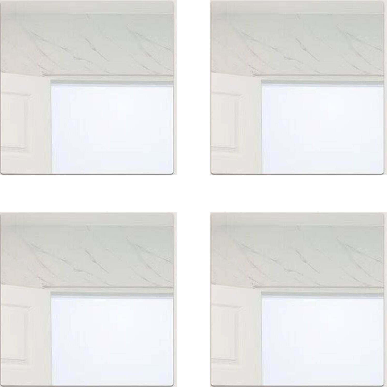 CCOCC 4Pcs Full Length Mir Clear Mirror-Like Reflection Mirror Full ...