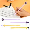 CCOCC 4Pcs Halloween Pens,Skull Bone Cute Pens,1.0mm Black Ink Fun Pens ...