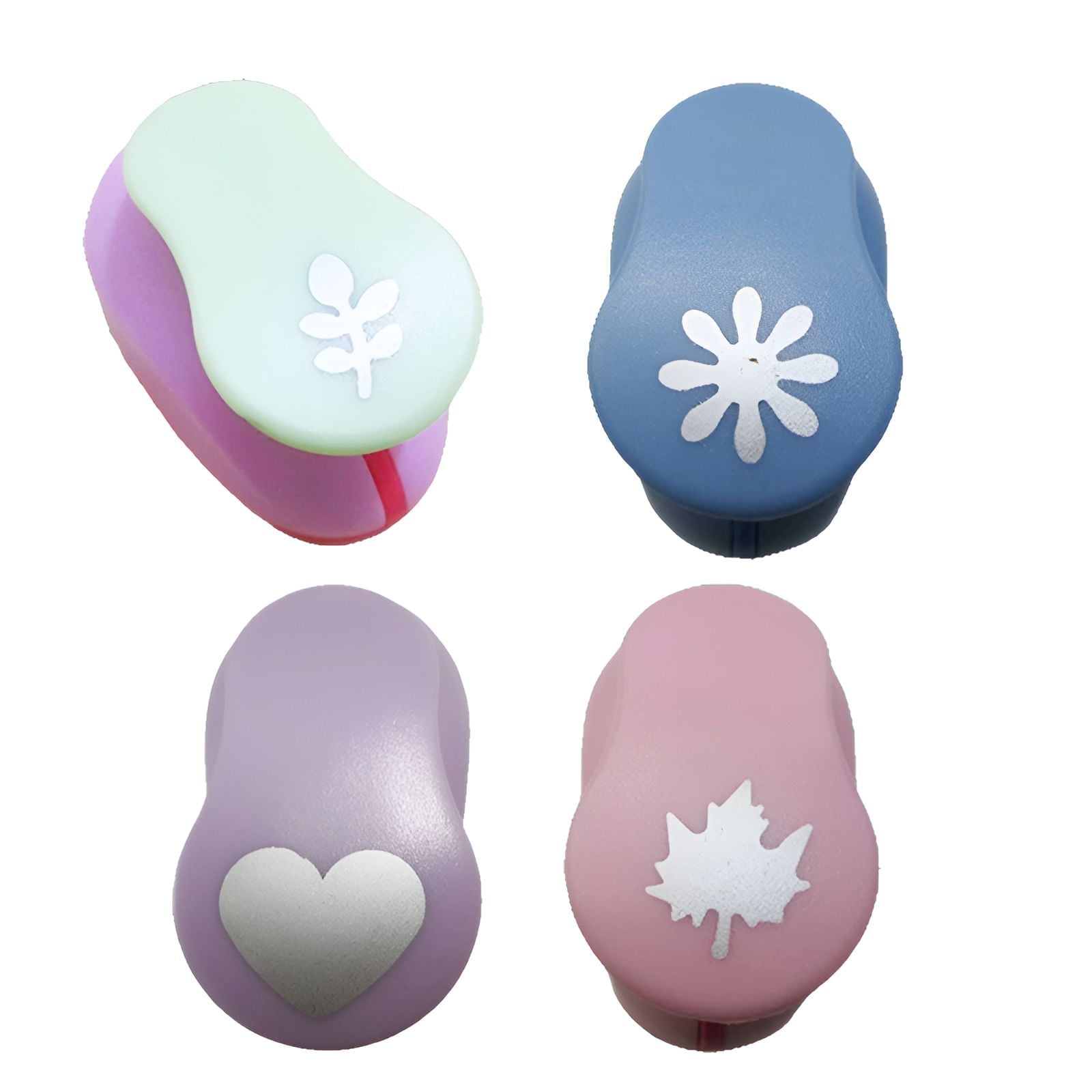 CCOCC 4Pcs Hole Punch,Soft-Touch Grip Relaxed Handling Small Hole Punch ...