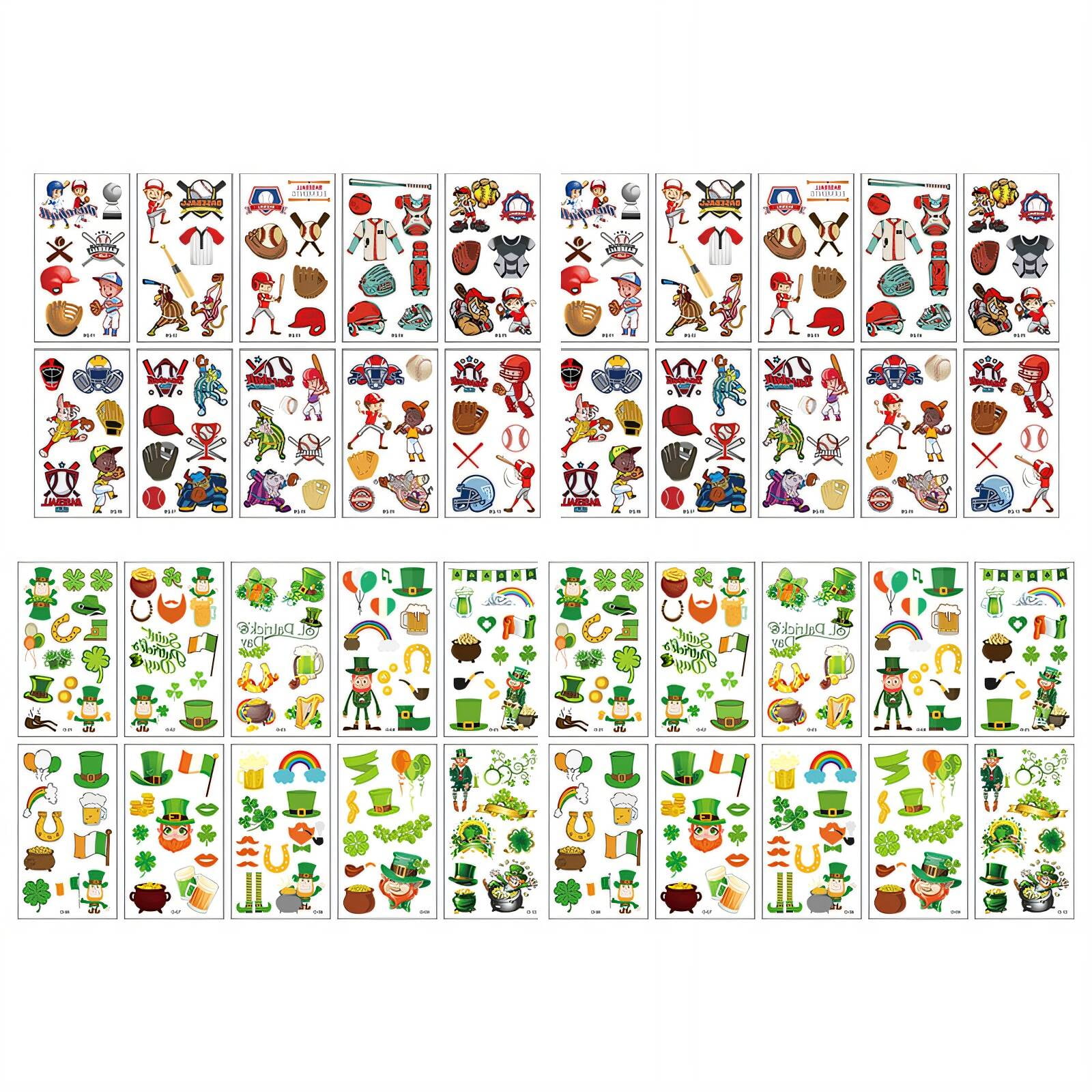CCOCC 4Pcs Kids Tattoos Temporary,Group Activities stickers for kids ...