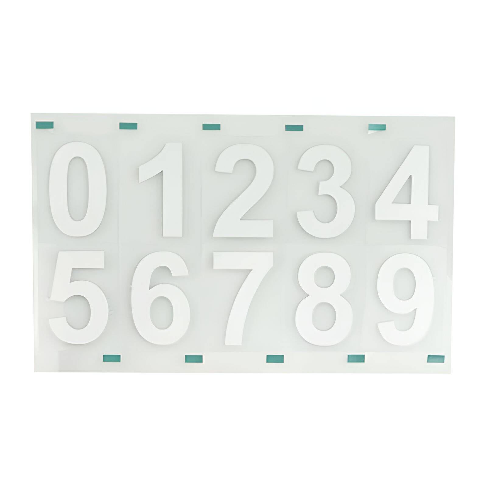 CCOCC 4Pcs Letter Stickers,Reflective Design Mailbox Numbers,Night ...