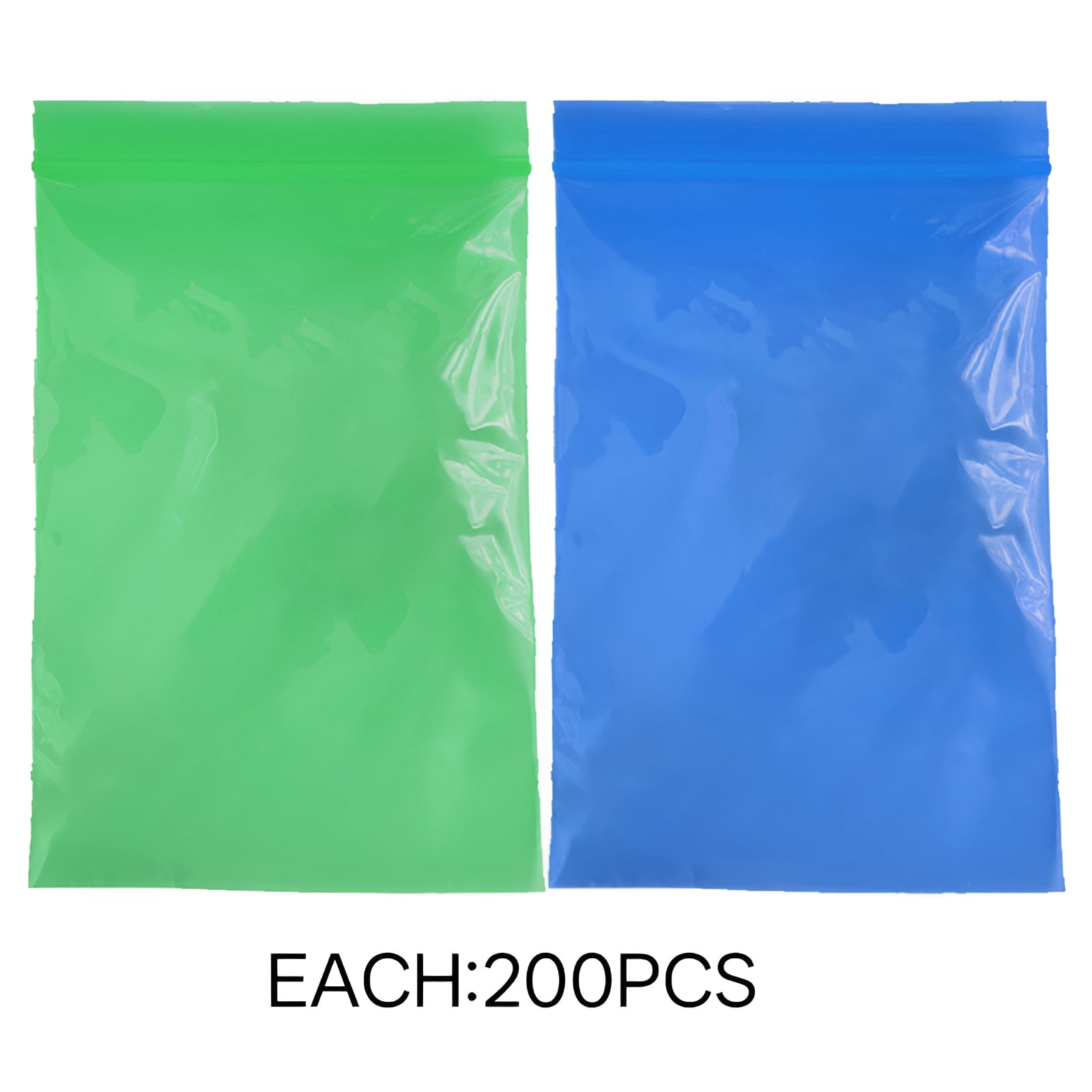 CCOCC 4Pcs Small Plastic Bags,Adjustable Storage Space Small Ziplock ...