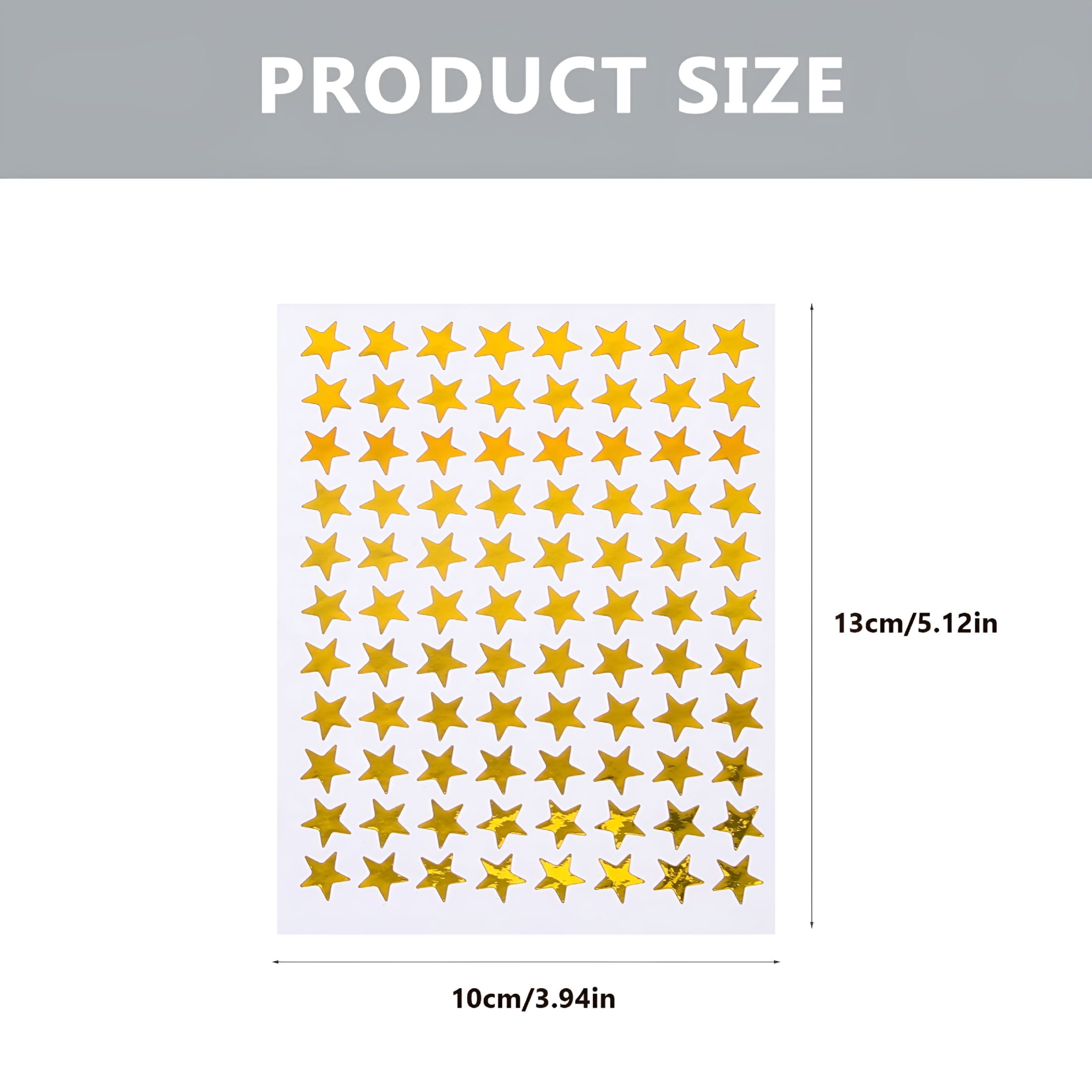CCOCC 50 Sheets of Small Star Stickers Kids Reward Star Stickers Self ...