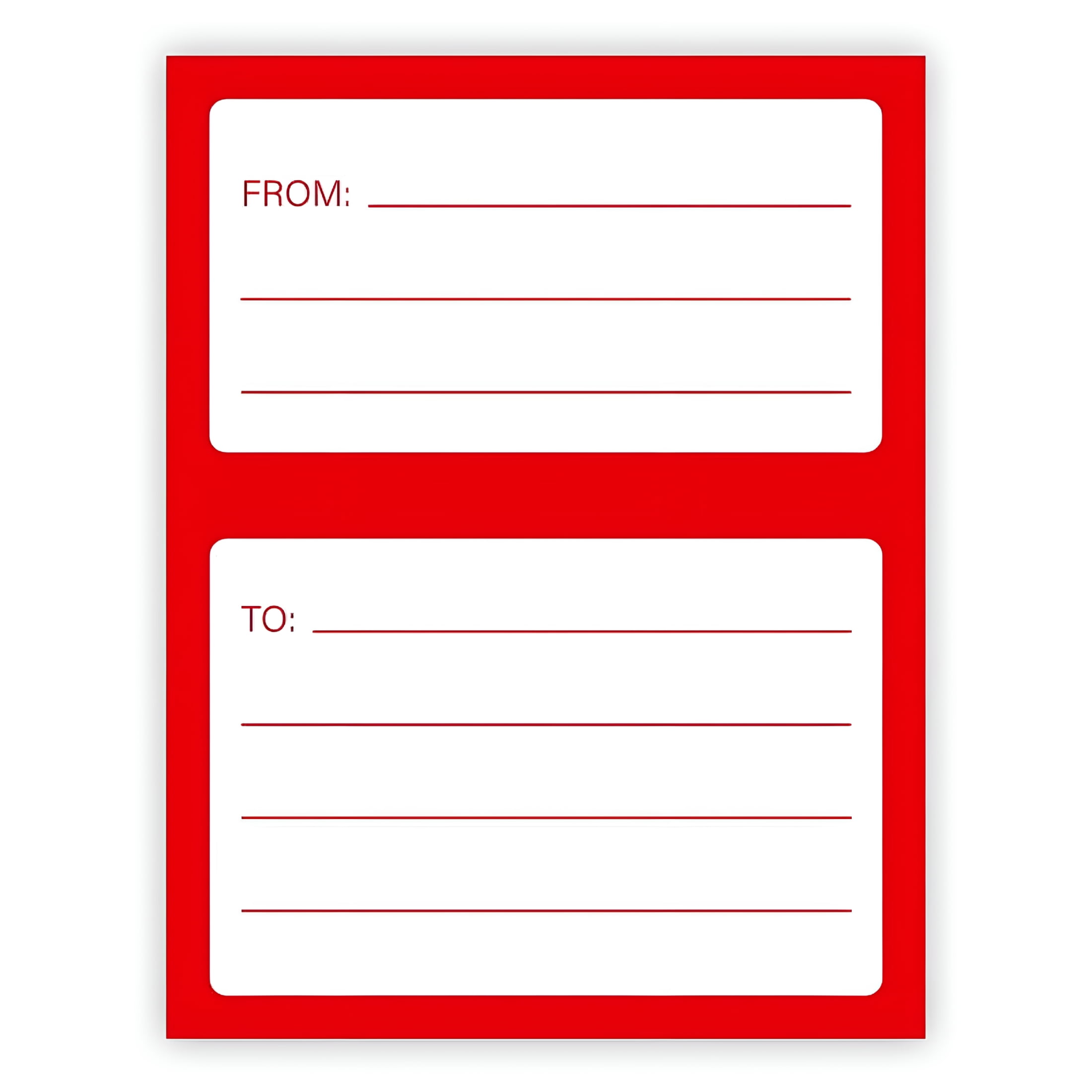 CCOCC 50 stickers/pack universal address mailing label sticker self ...