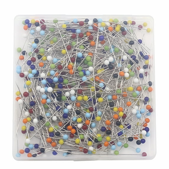 CCOCC 500 Pcs Sewing Pin Straight Head Pin Pearl Locating Pin Pearl ...