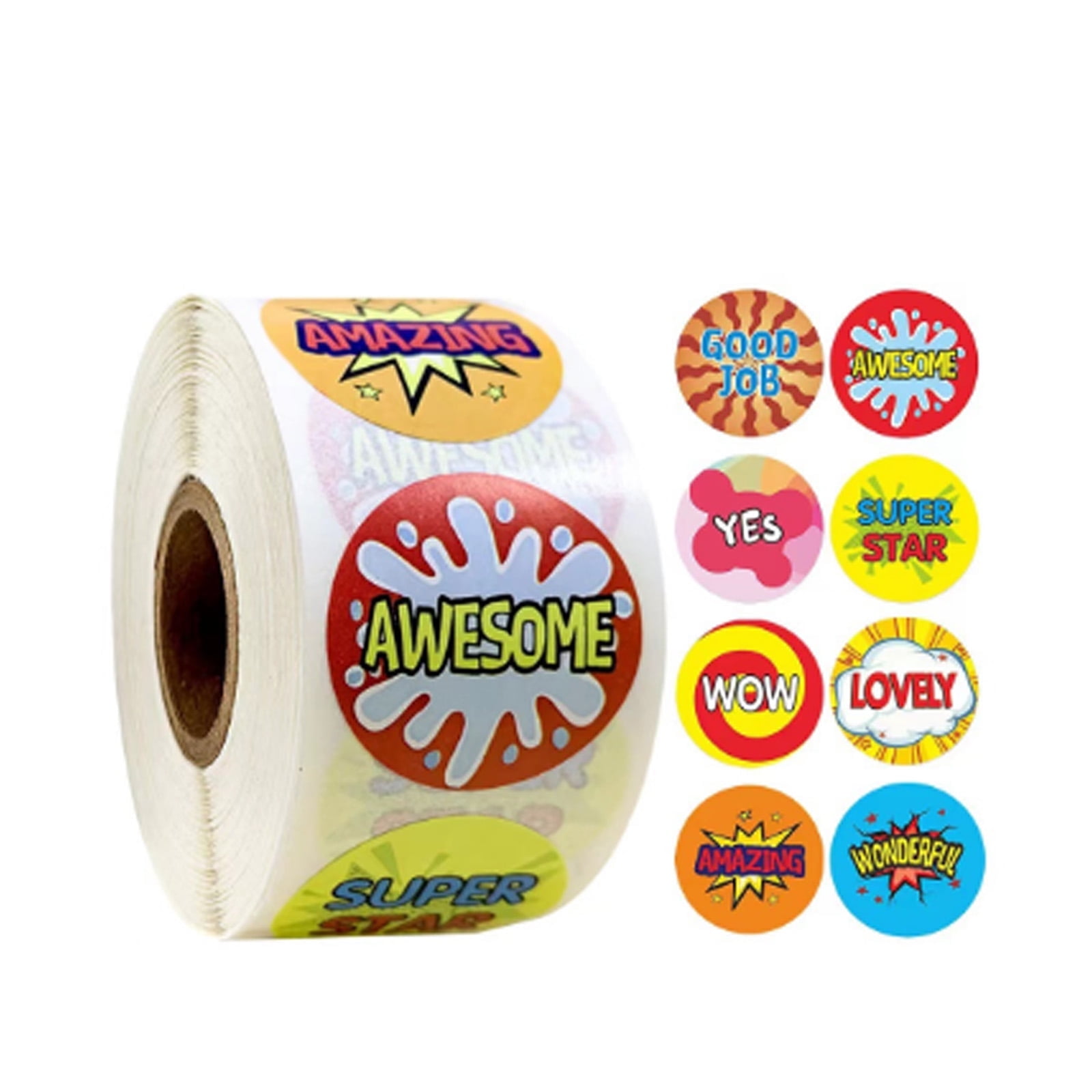CCOCC 500 Pcs Stickers Cartoon DIY Teacher Stickers for Kids Adhesive ...