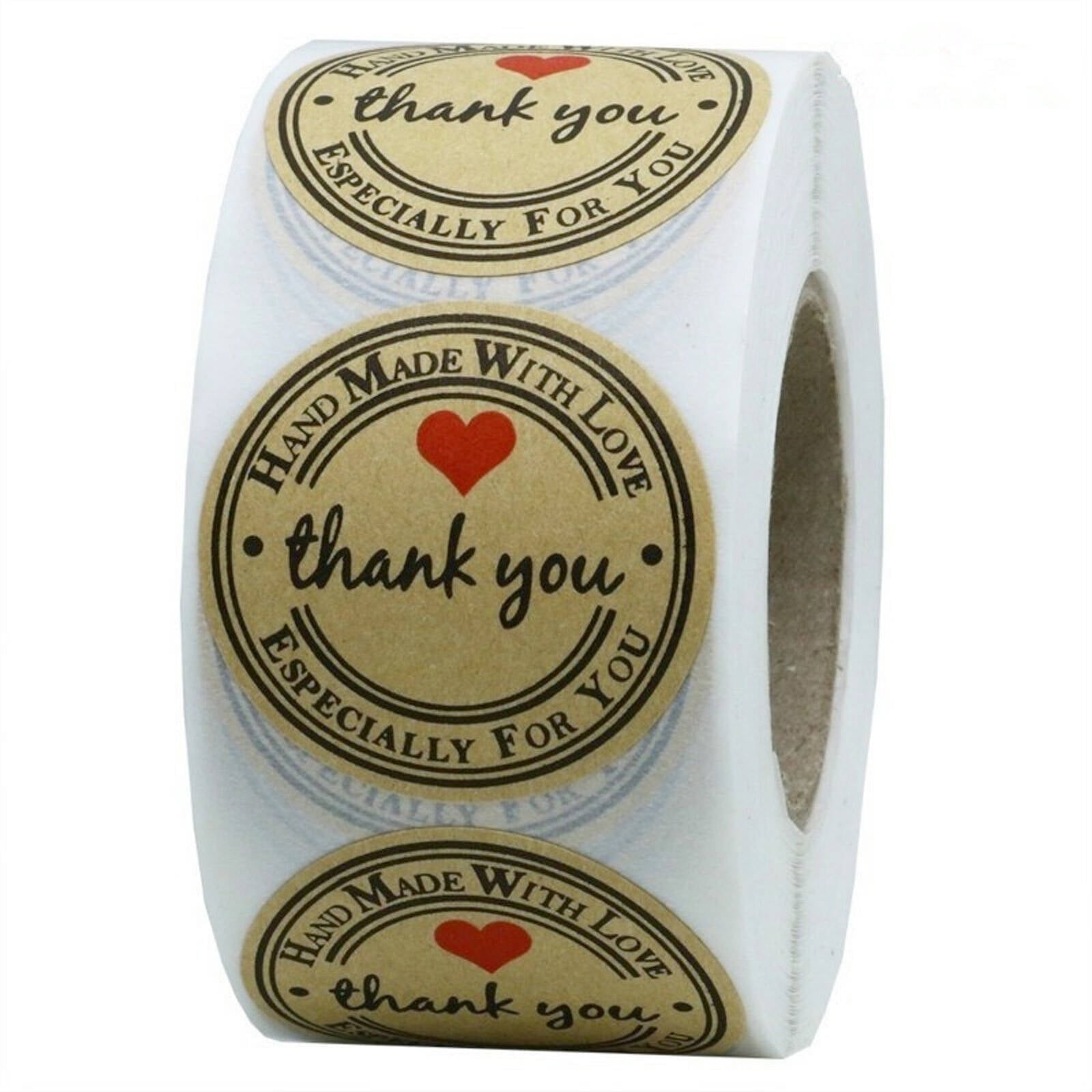 CCOCC 500 Pcs Thank You Stickers,Adhesive Thank You Stickers Small ...
