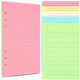 CCOCC 50Pcs A5 Filler Paper Planner Refill Paper Loose Leaf Binder ...