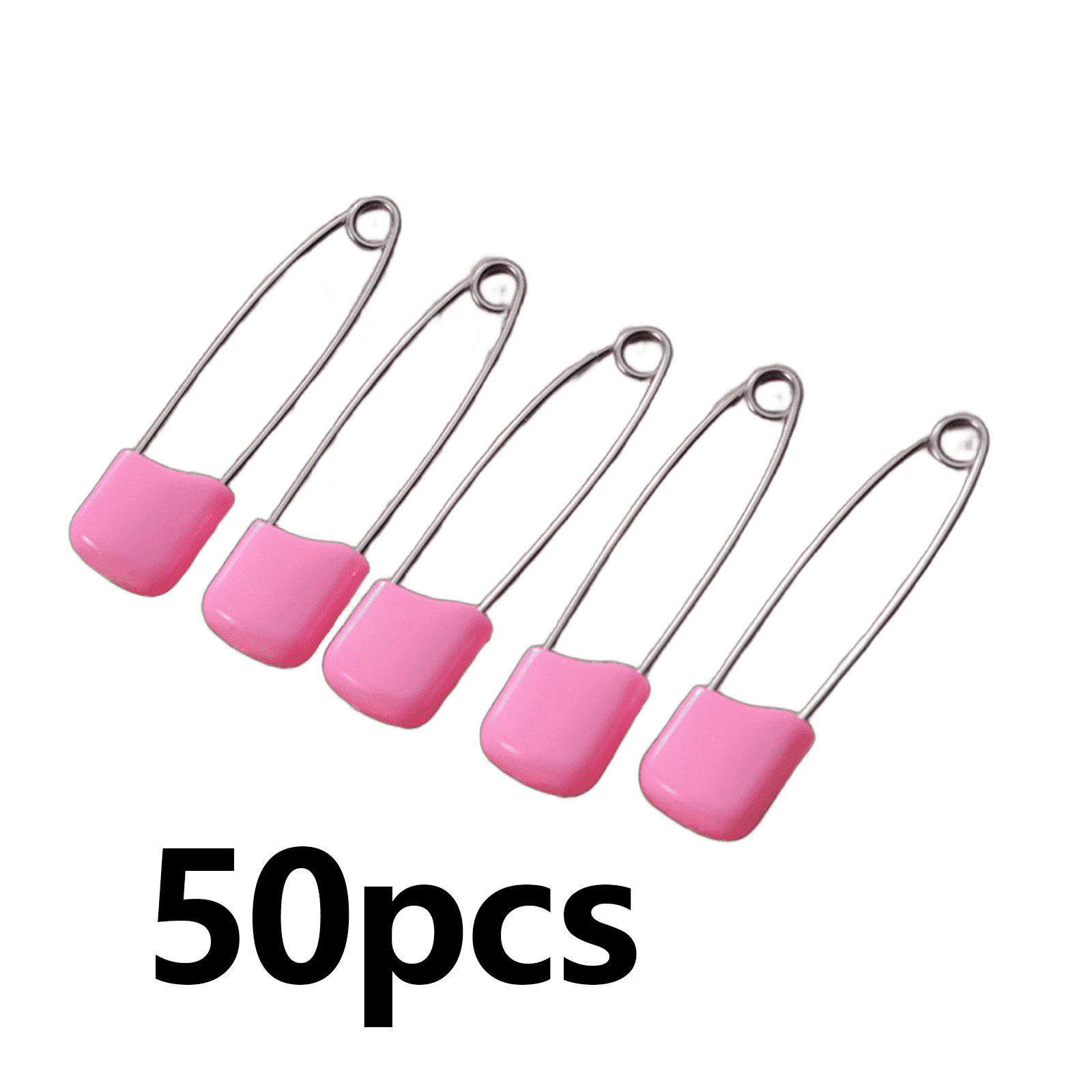 CCOCC 50Pcs Child Safety Pins,Cute Candy-Colored Design Plastic Pins,U ...
