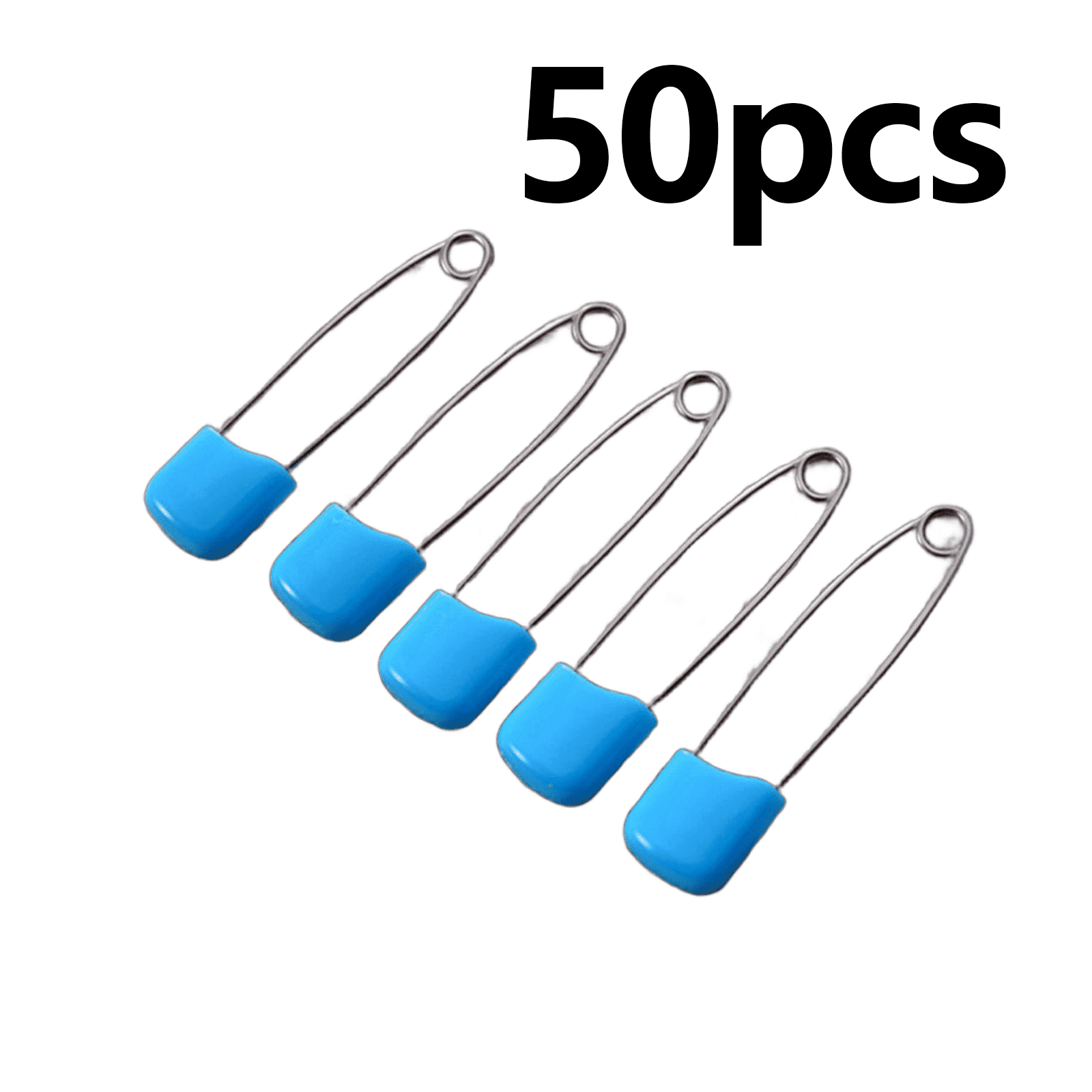 CCOCC 50Pcs Children'S Safety Pins,Cute Candy Color Design Plastic Pins ...