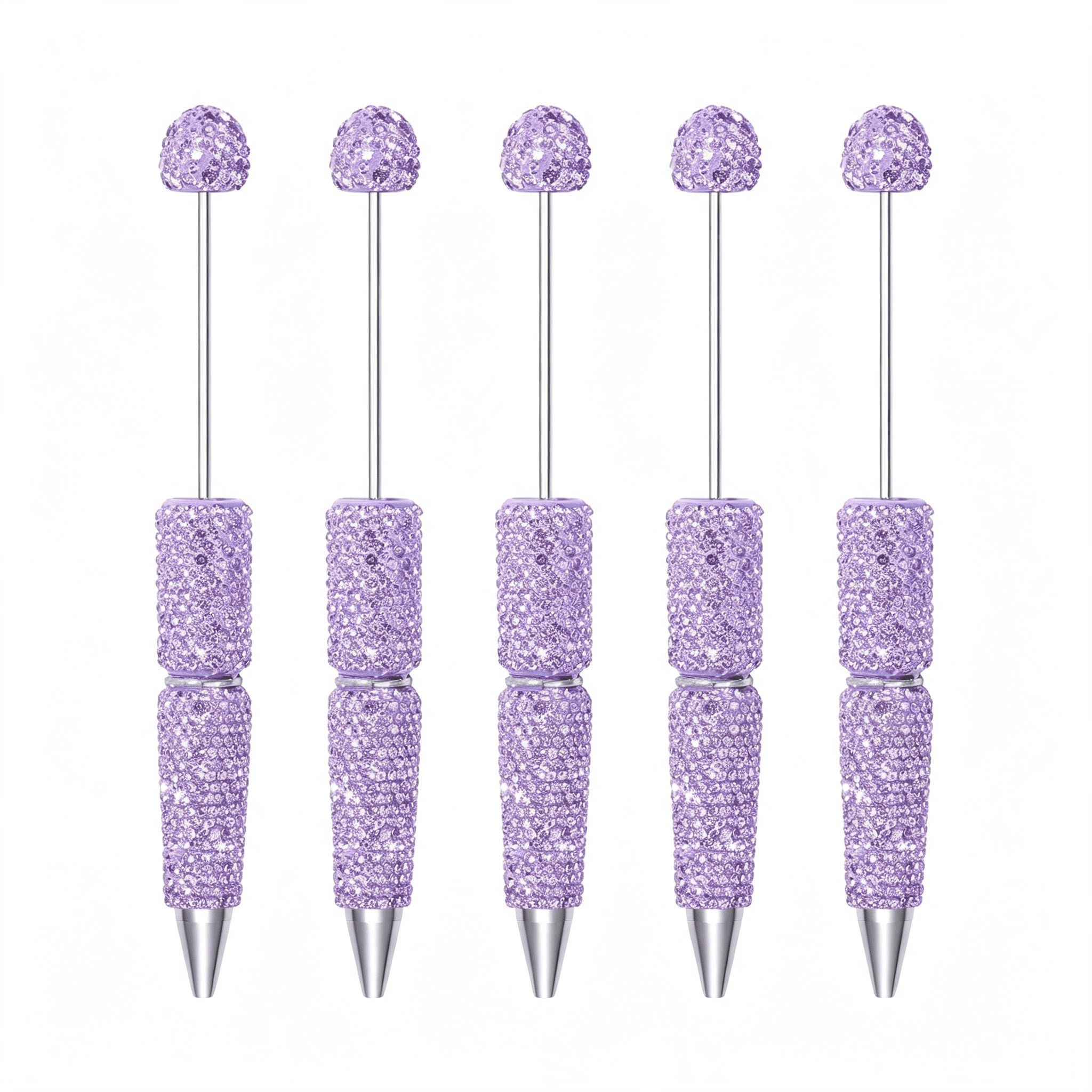 CCOCC 5Pcs Rhinestone Beadable Bead Pens Pretty Fancy Ballpoint Pens ...