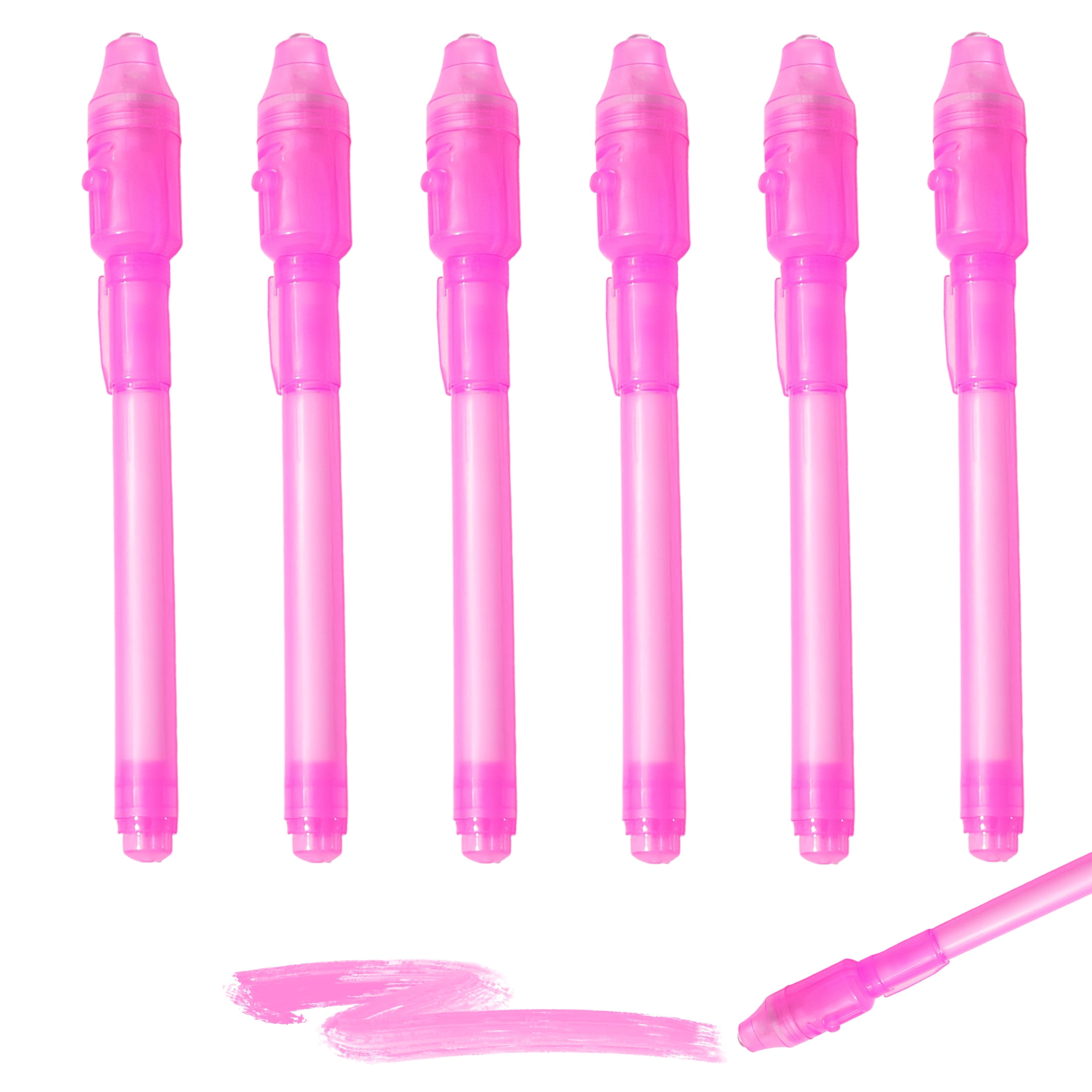CCOCC 6 Count Highlighter,Obvious Mark Pink No Bleed Highlighters ...