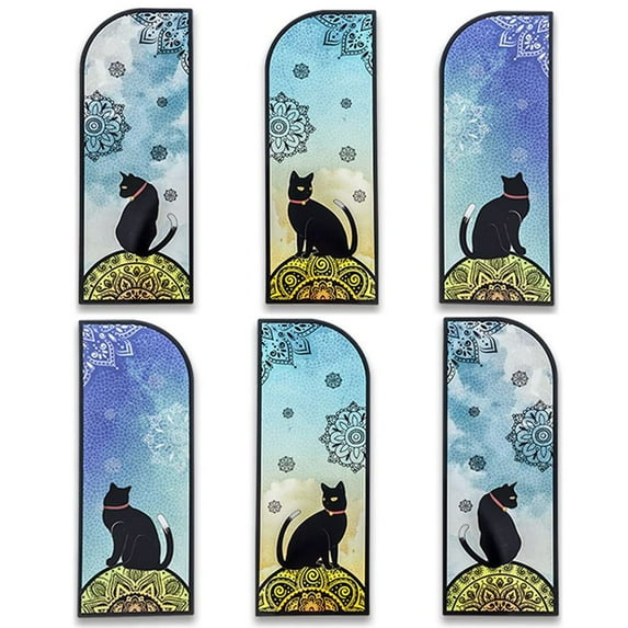 CCOCC 6 Pcs Bookmark,Durable Cute Bookmarks,PP Fun Book Marks for ...