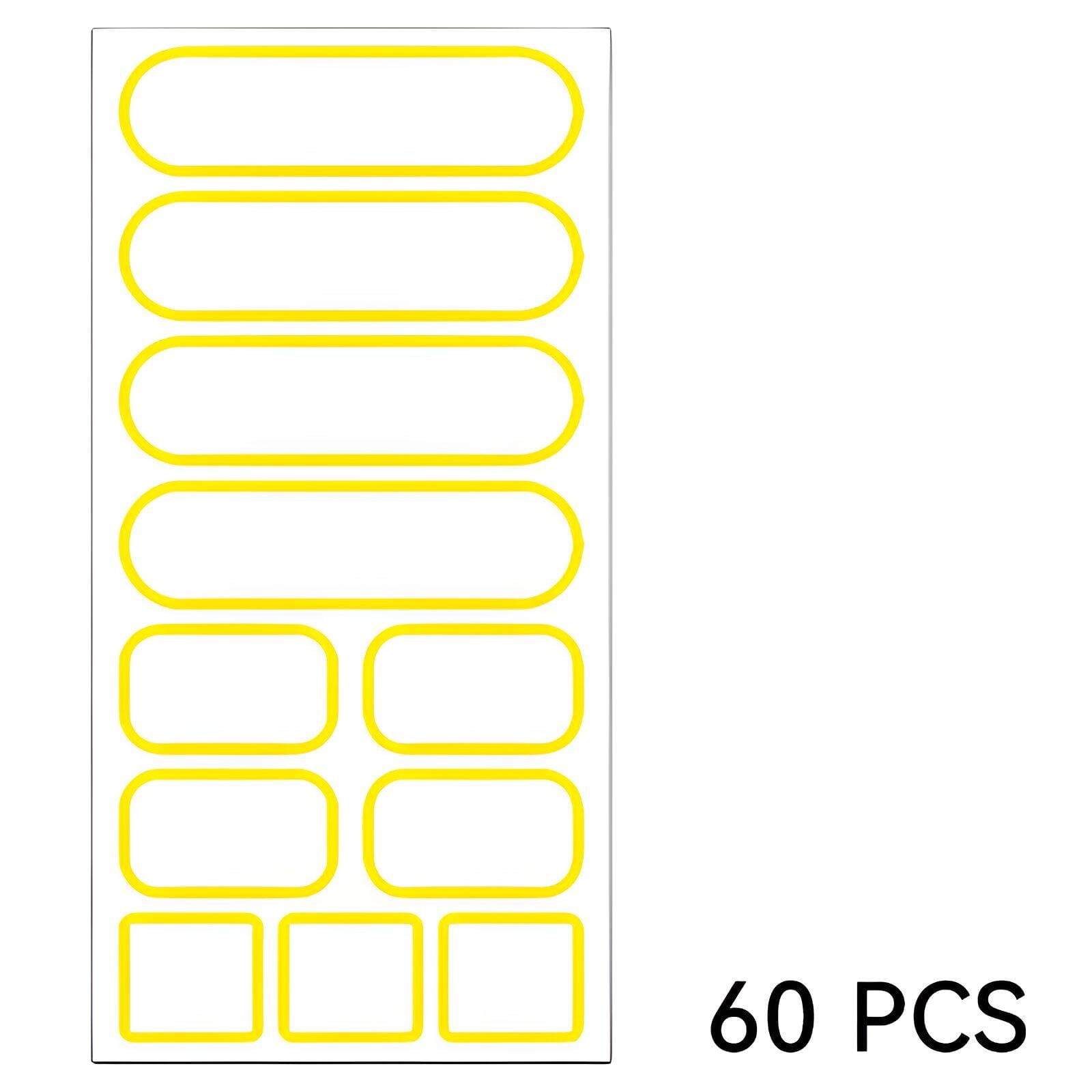 CCOCC 60Pcs Name Tags,Easy Peel Sticker Labels,Writable Surface Name ...