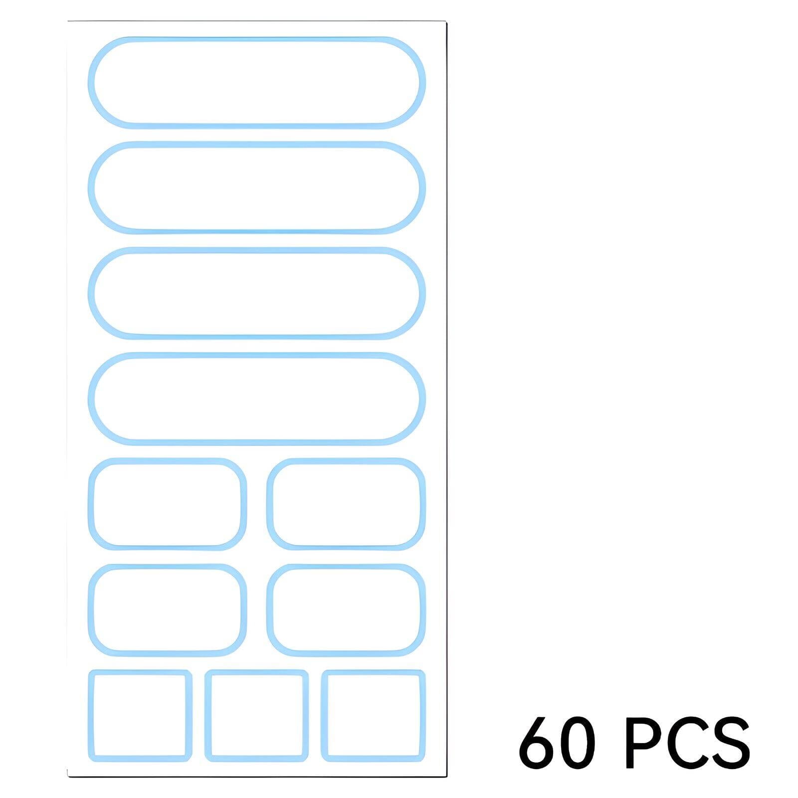 CCOCC 60Pcs Name Tags,Strong Adhesion Sticker Labels,Easy Marking Name ...