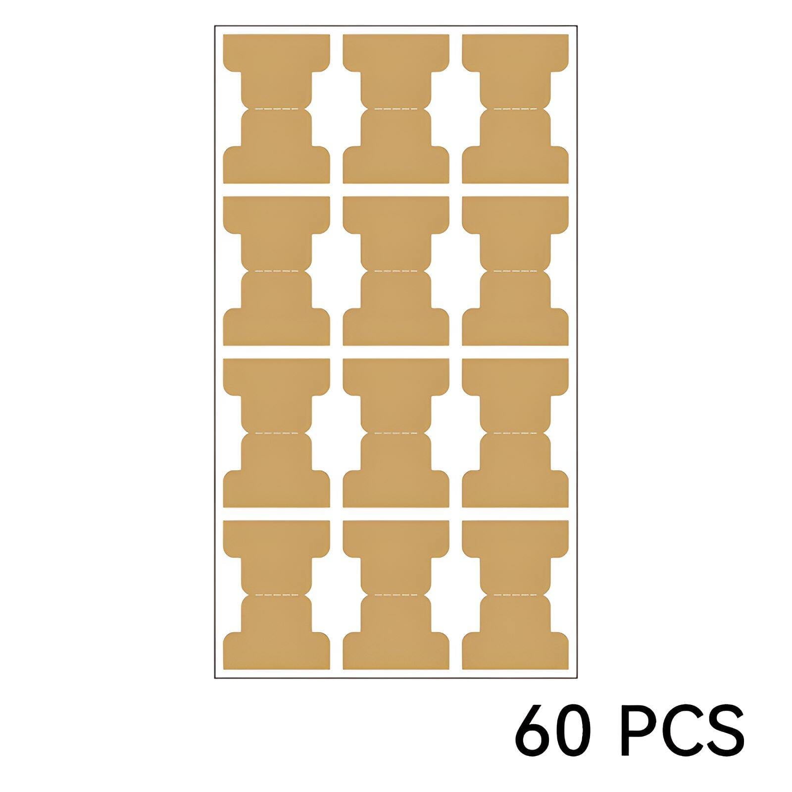 CCOCC 60Pcs Name Tags,Tear-Resistant Sticker Labels,Writable Surface ...