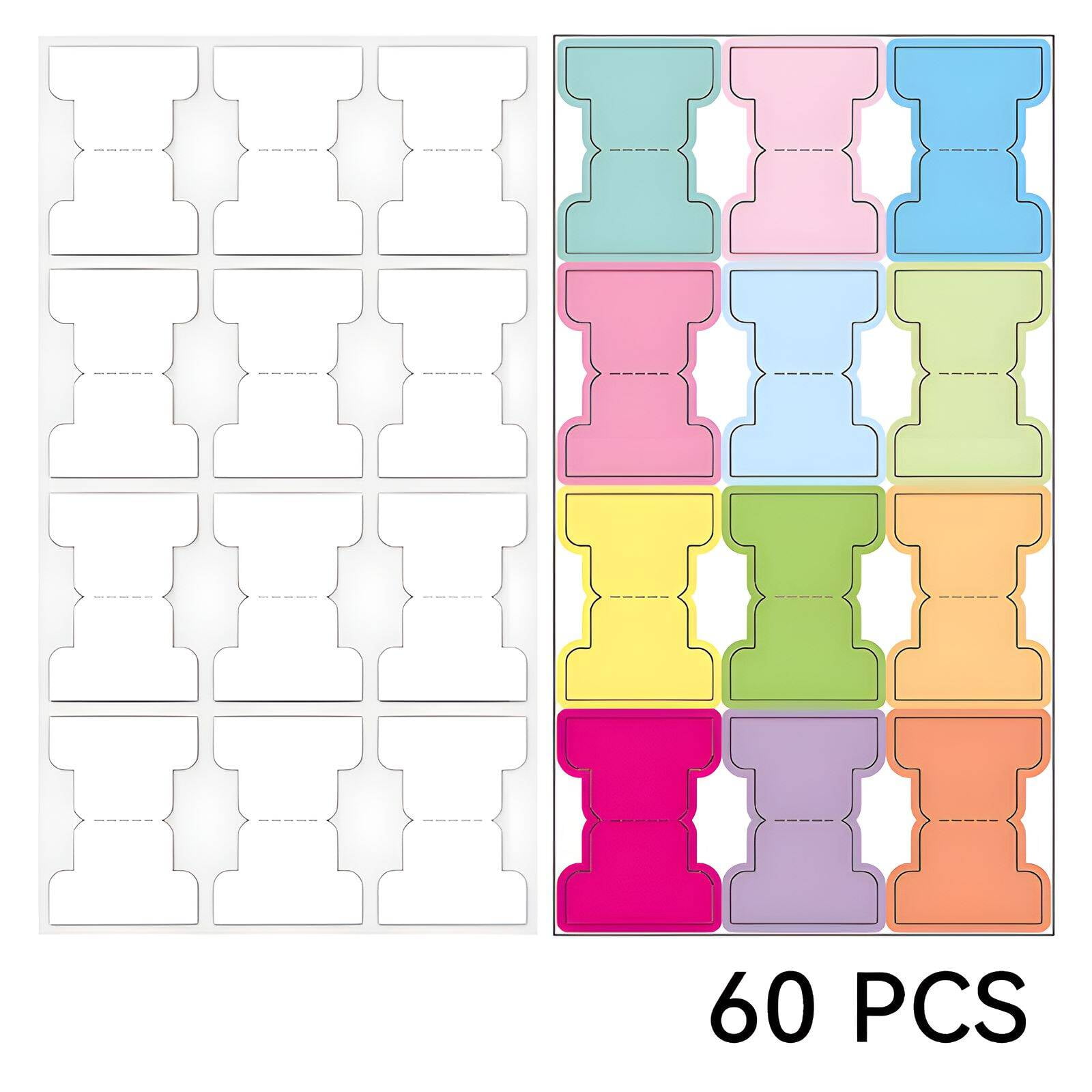 CCOCC 60Pcs Name Tags,Writable Markers Sticker Labels,Easy Peel Name ...