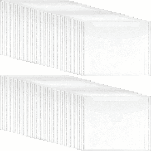 CCOCC 60Pcs Stamp and Die Storage Pockets 7"x 5" Die Cut Storage ...