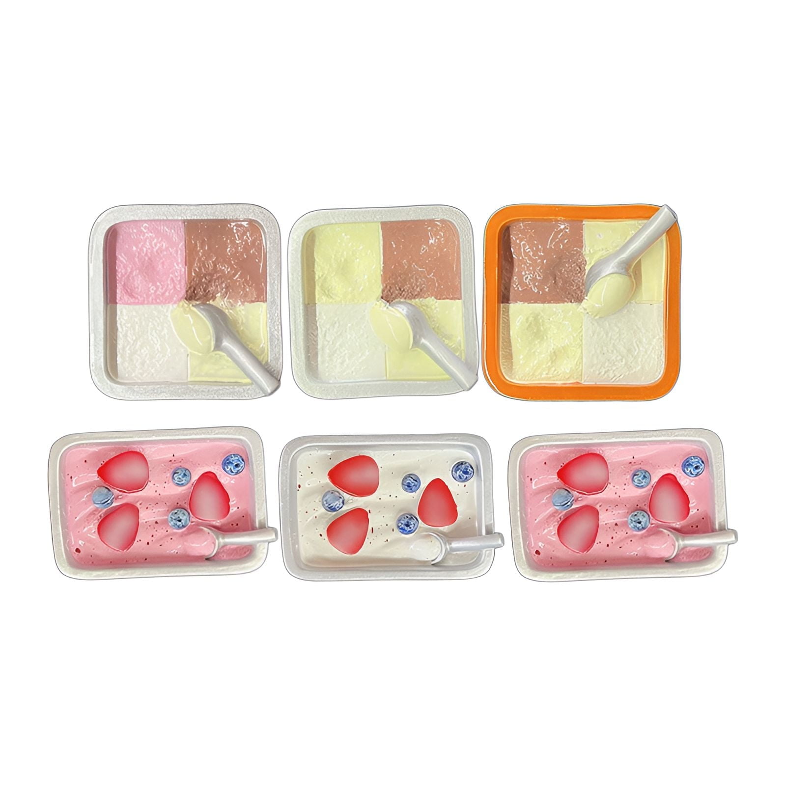 CCOCC 6Pcs Fridge Magnets,Creative Gift Choice Refrigerator Magnets,Realistic Dessert Design ...