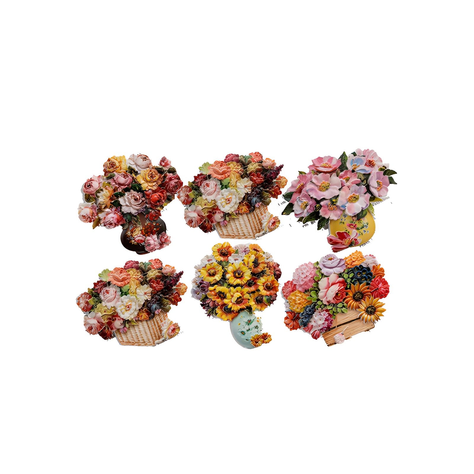 CCOCC 6Pcs Fridge Magnets,Strong Magnetic Adsorption Refrigerator ...