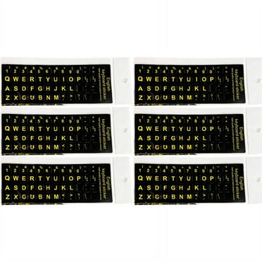 Keyboard Stickers, Waterproof Coating Laptop Keycaps Stickers 2 PCS For ...