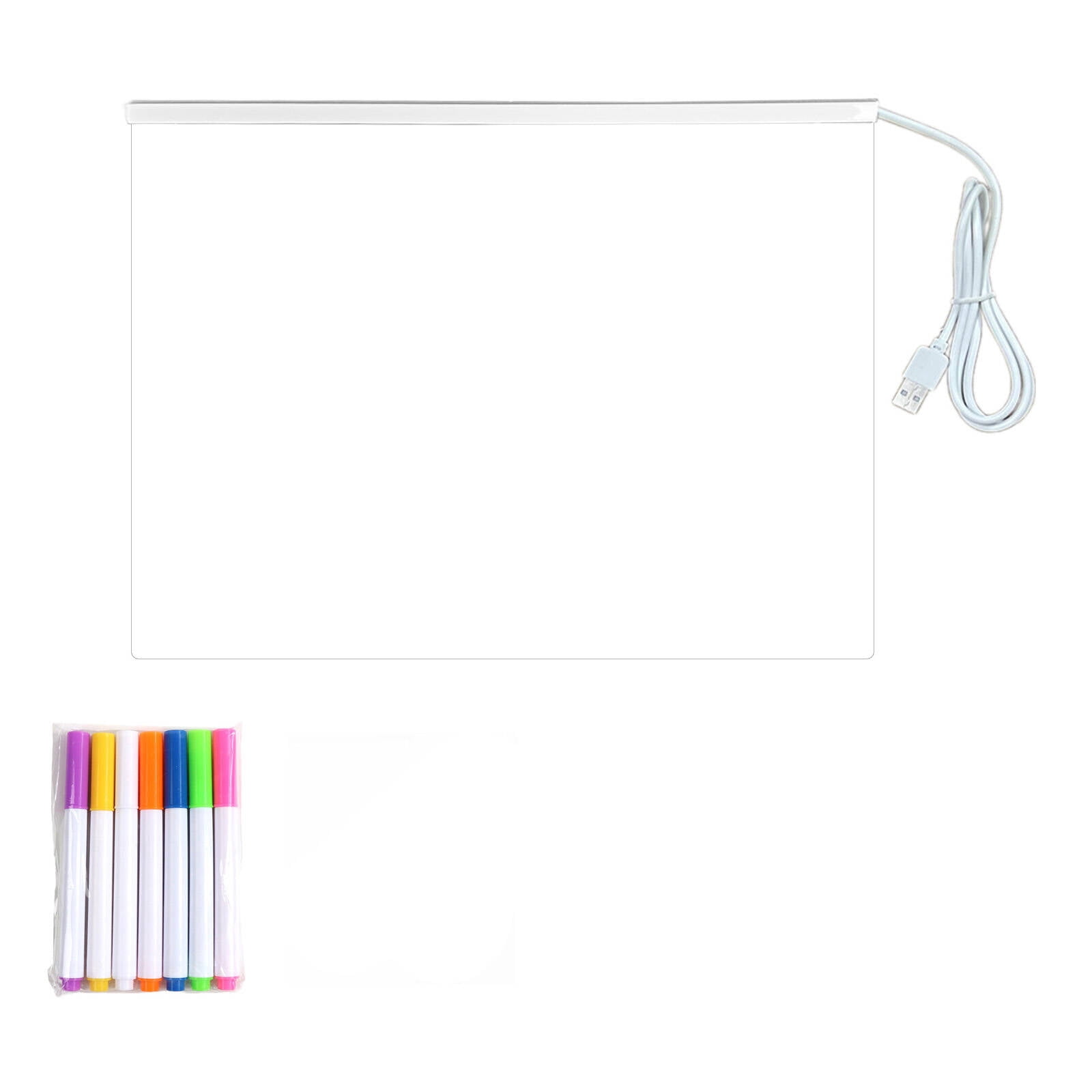 CCOCC 7Pcs Led Note Board with Colors Interactive Fun Acrylic Dry Erase ...
