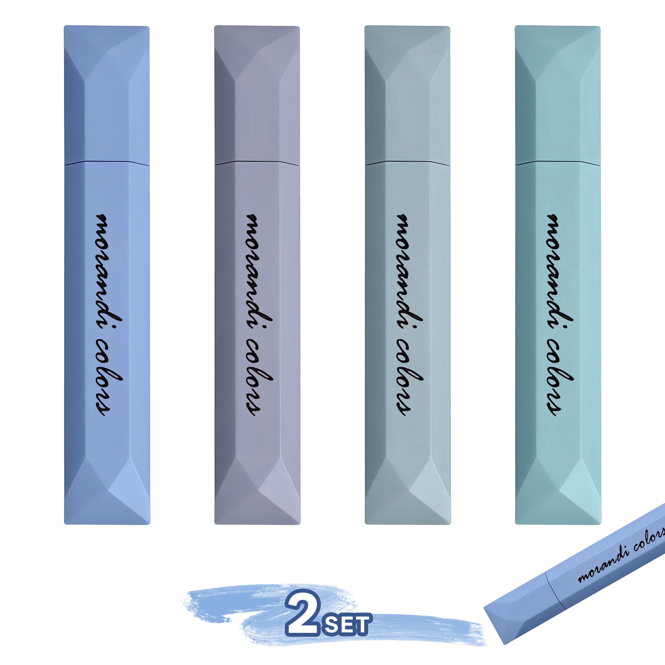 CCOCC 8 Count Highlighters Assorted Colors,Lipgloss Shape Aesthetic ...