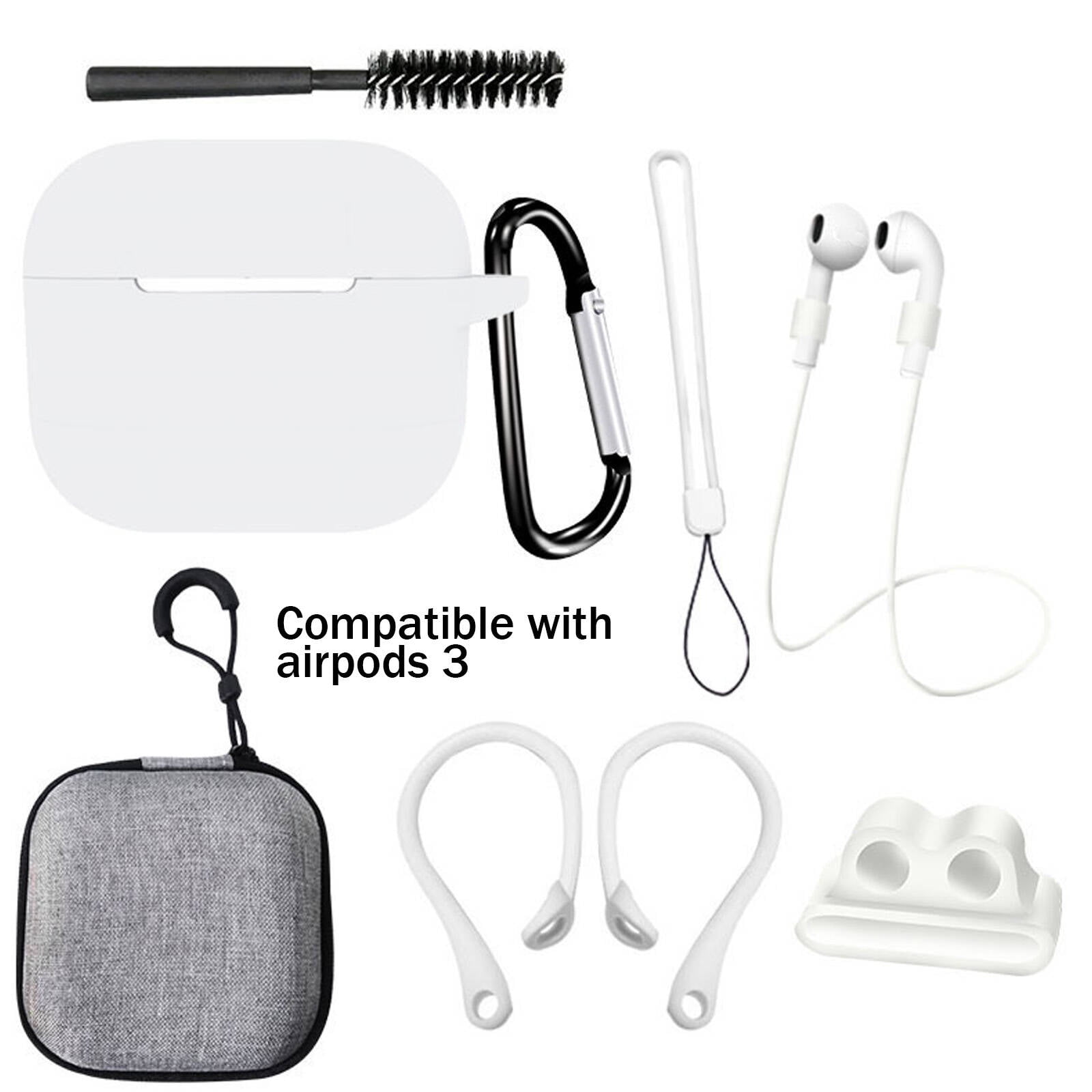 CCOCC 8 Pcs Headphone Case,Anti-Loss Strap and Clip for Airpods 3rd ...