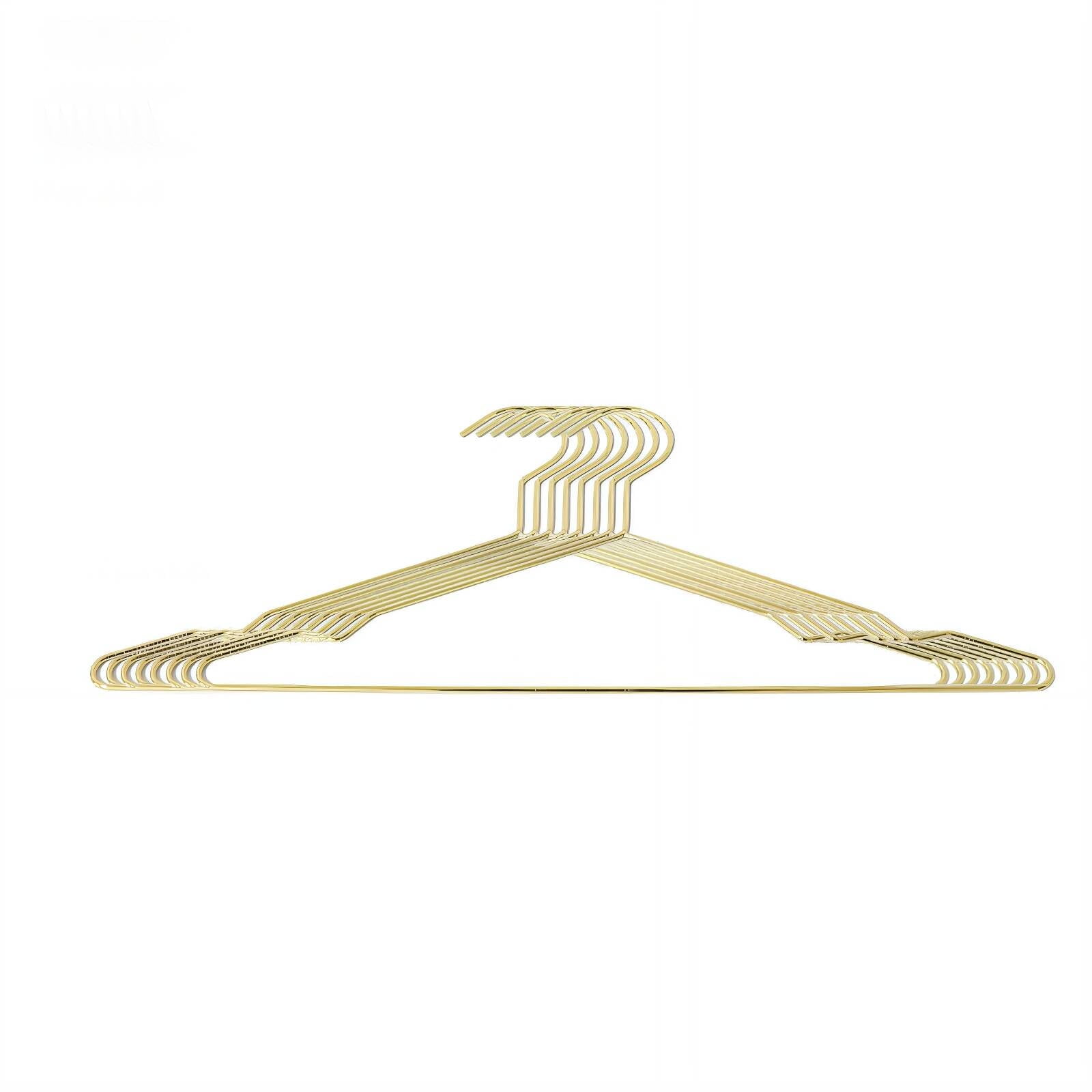 CCOCC 8 Pcs Wire Hangers Smooth Surface Prevents Snags Or Damage to ...